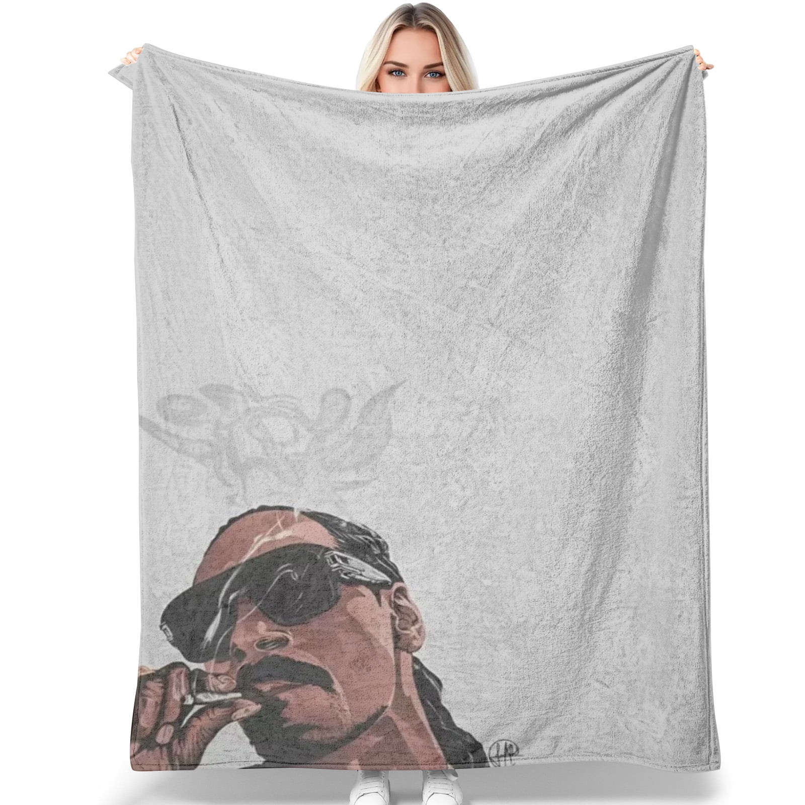 Royjerl Snoop Dogg Themed Ultra-Soft Blanket - Multi-Purpose Comfort ...