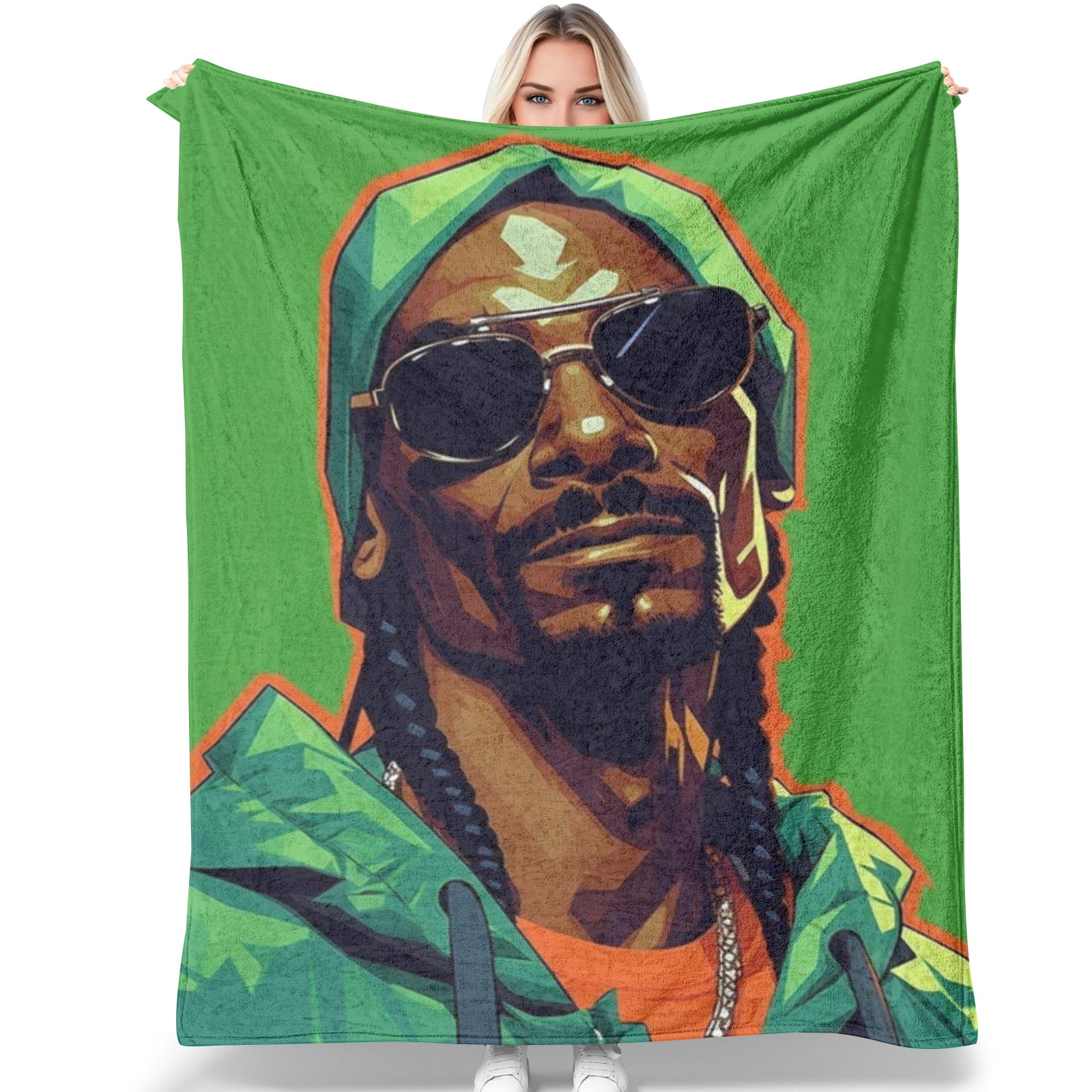 Royjerl Snoop Dogg Themed Ultra-Soft Blanket - Multi-Purpose Comfort ...