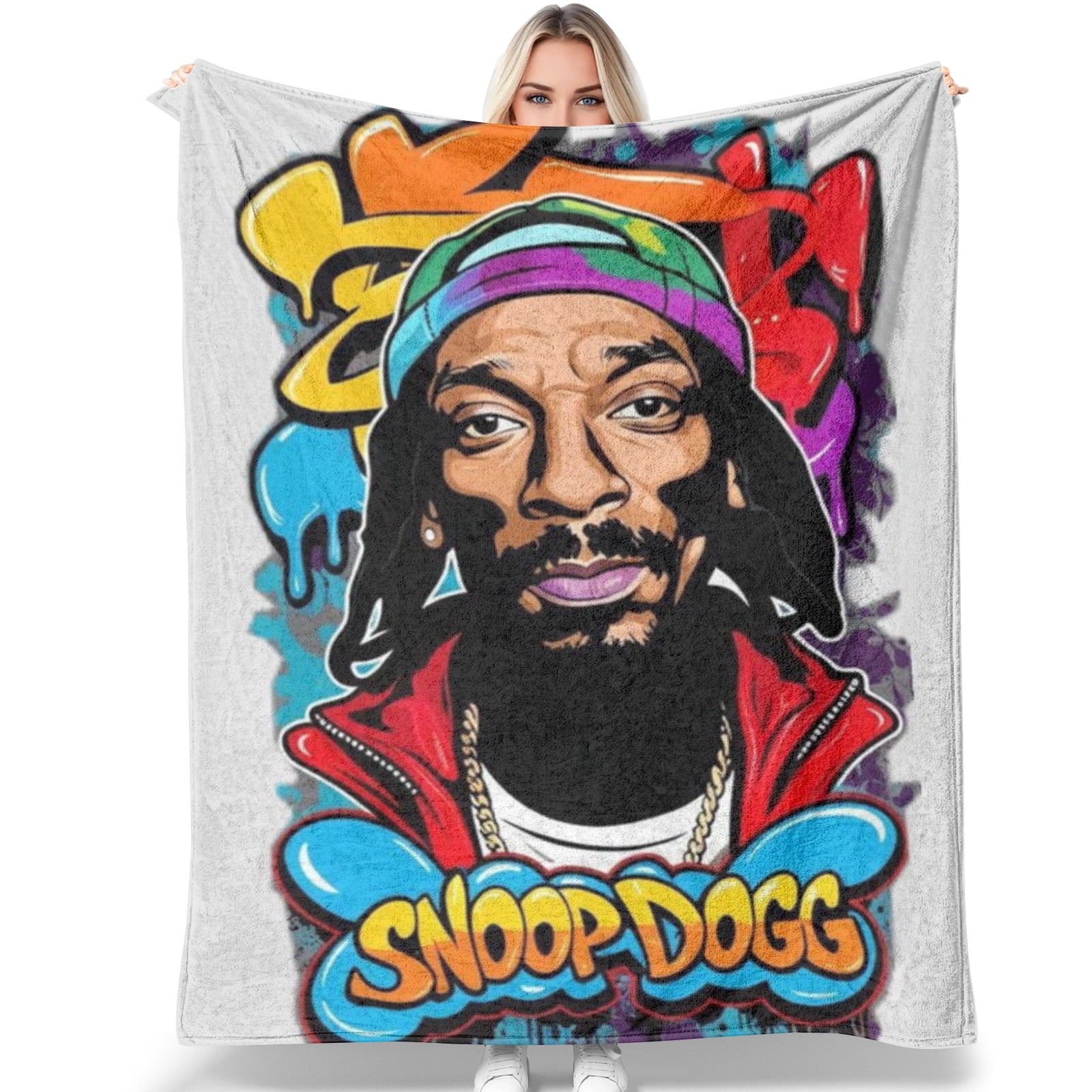 Royjerl Snoop Dogg Themed Ultra-Soft Blanket - Multi-Purpose Comfort ...