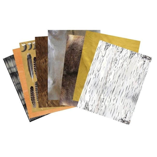 Roylco Indigenous Crafts Paper - Pkg of 40 Sheets, 8-1/2" x 11 ...
