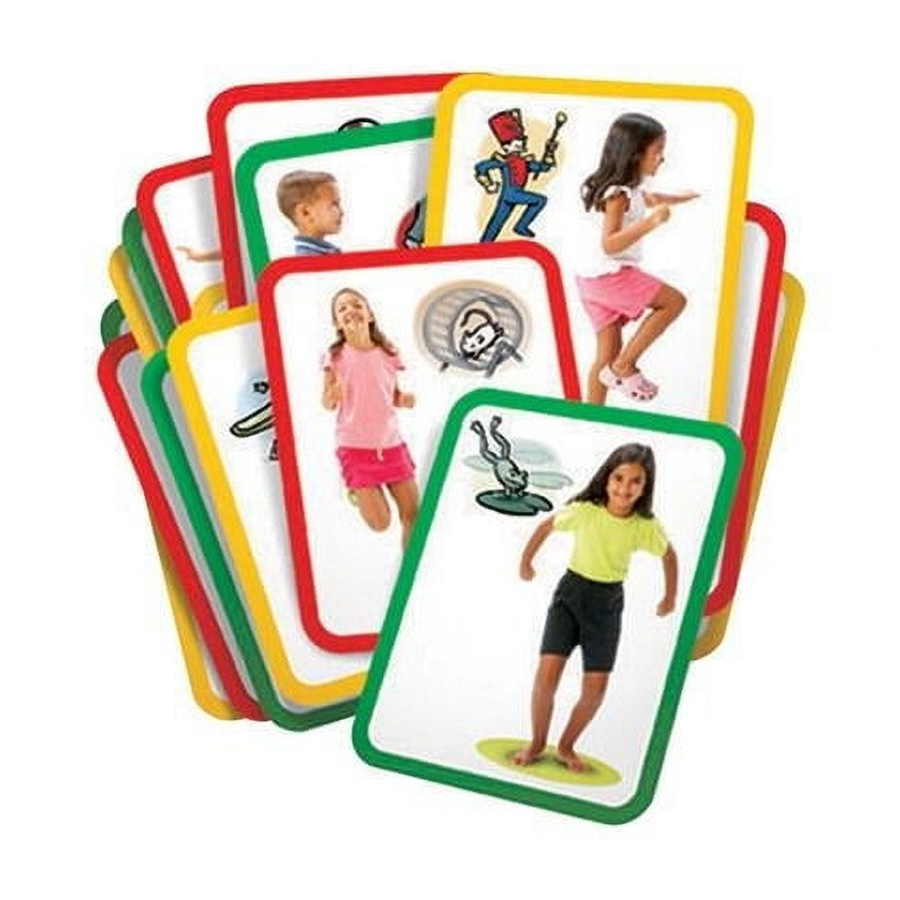 Roylco Busy Body Gross-Motor Action Cards - Set Of 16 - Walmart.com