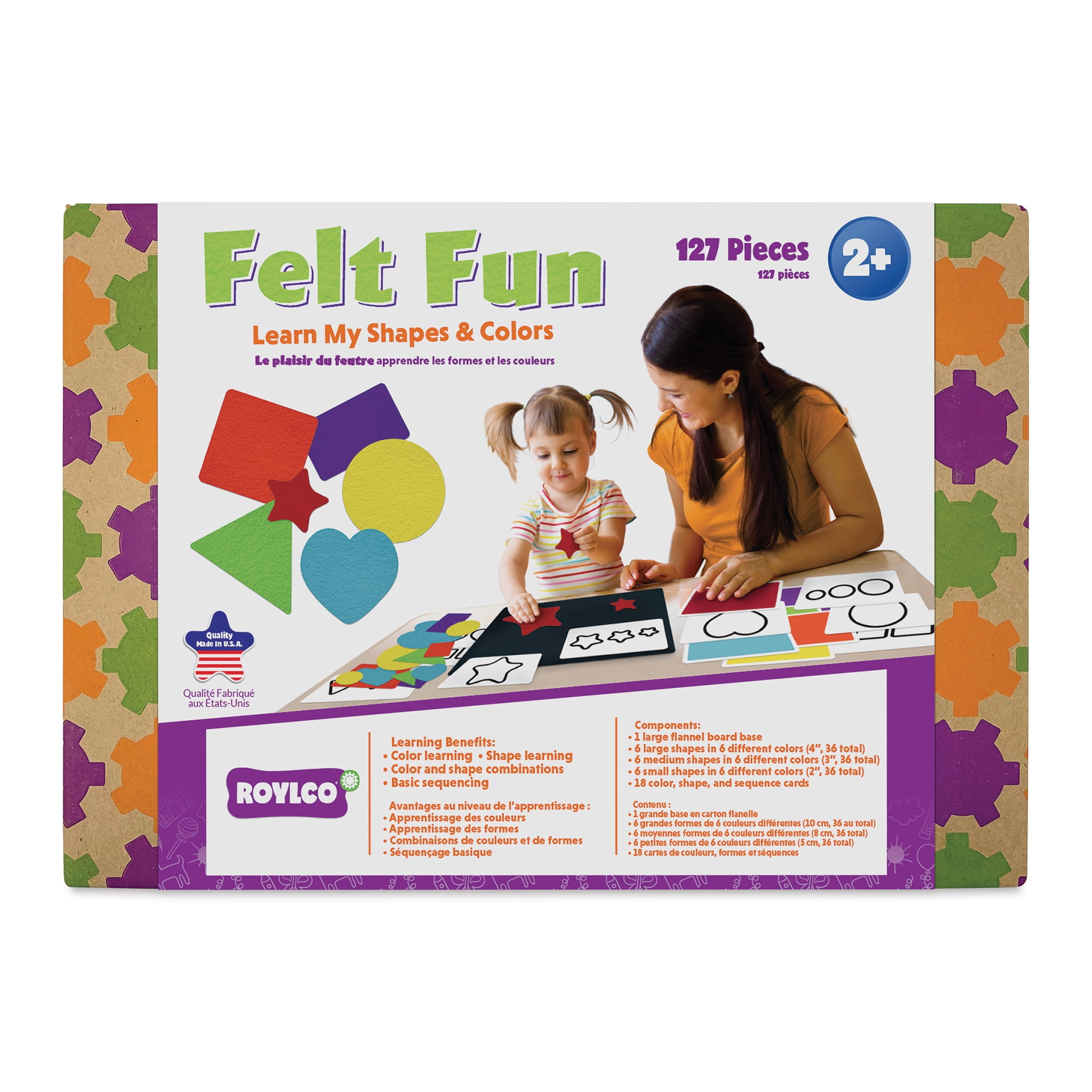 Roylco Felt Fun Learn My Shapes & Colors - Walmart.com