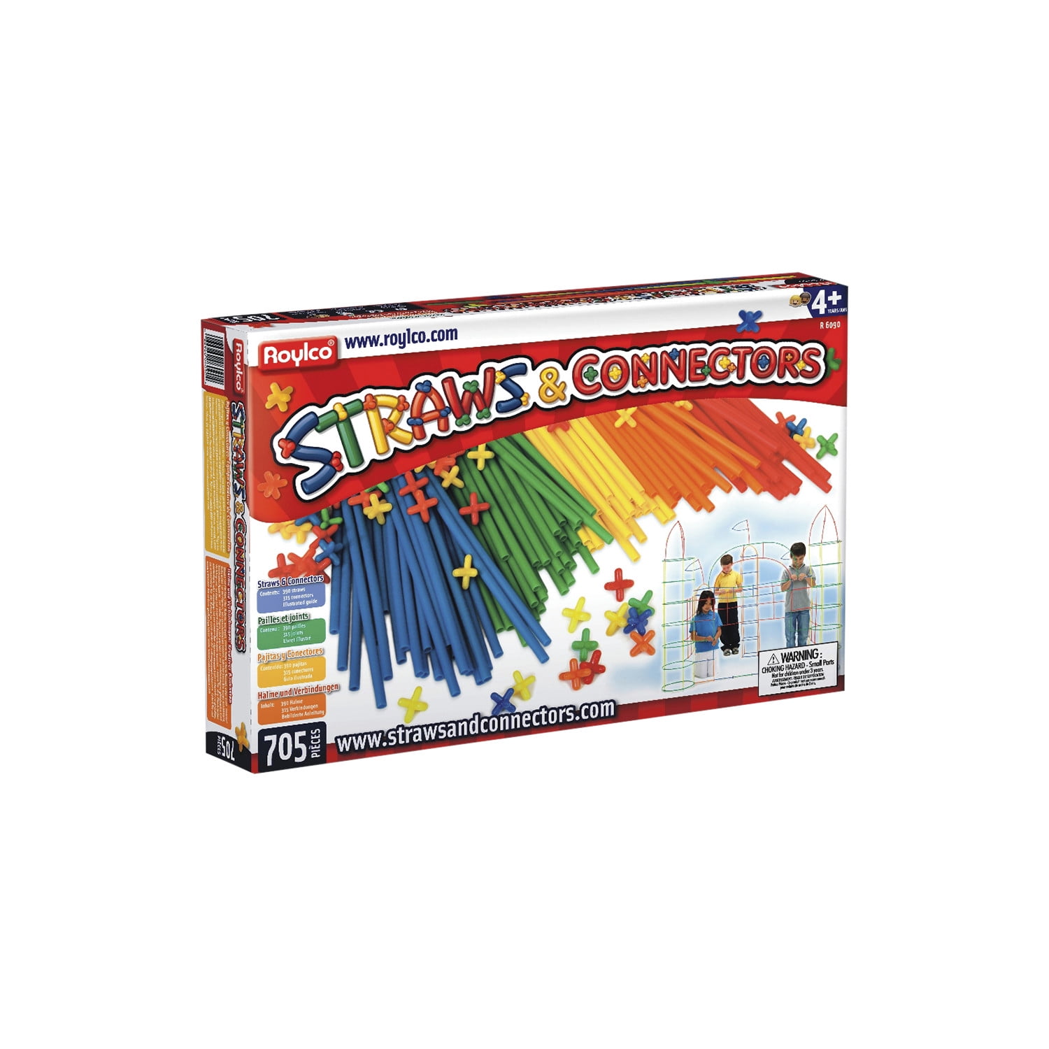 Roylco® Straws & Connector Set, 705 Pieces - Walmart.com