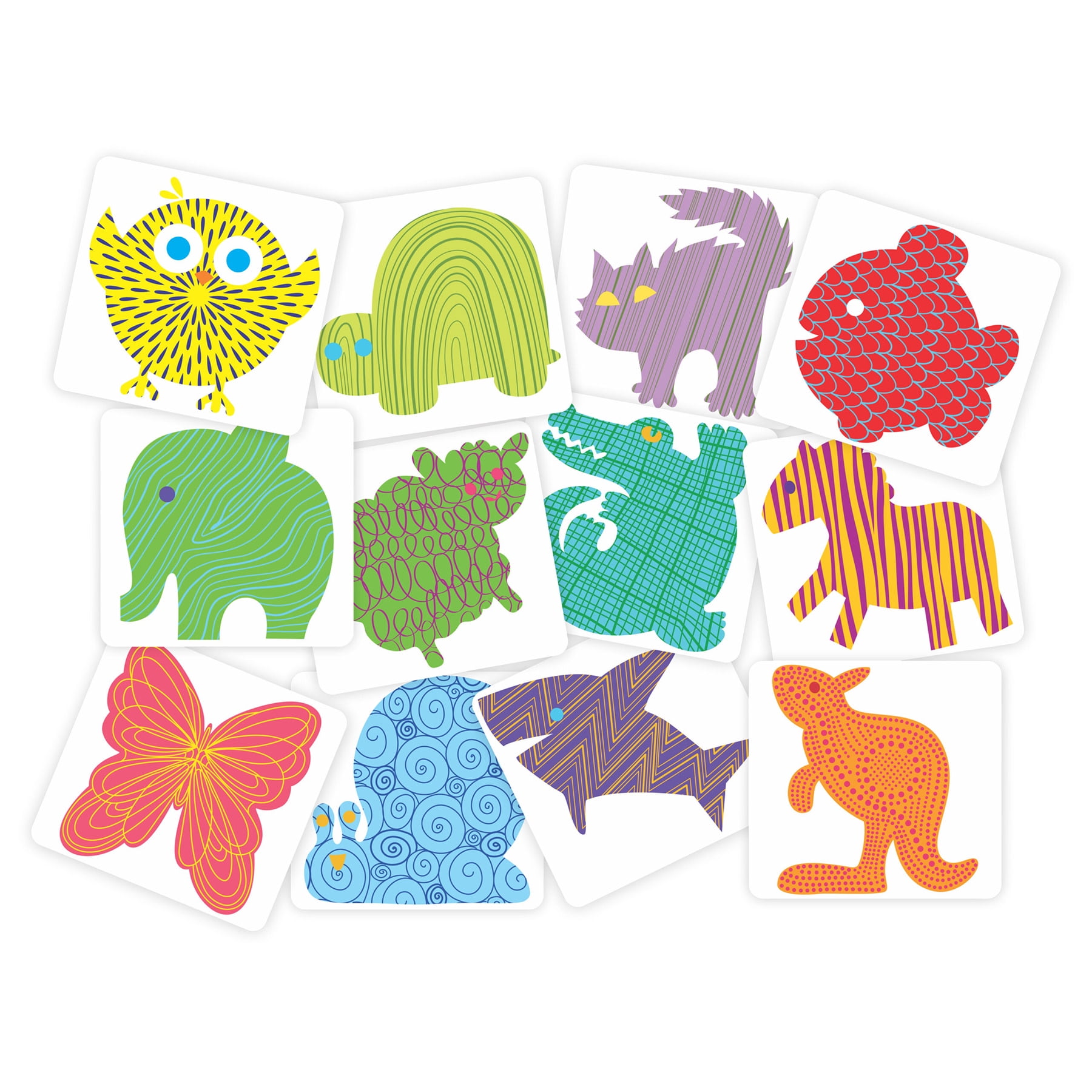 Roylco Learn About Lines Rubbing Plates, Set of 12 - Walmart.com