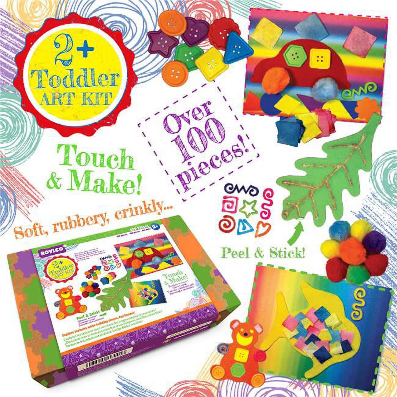 Roylco Toddler Creative Open-Ended Art Kit - Walmart.com