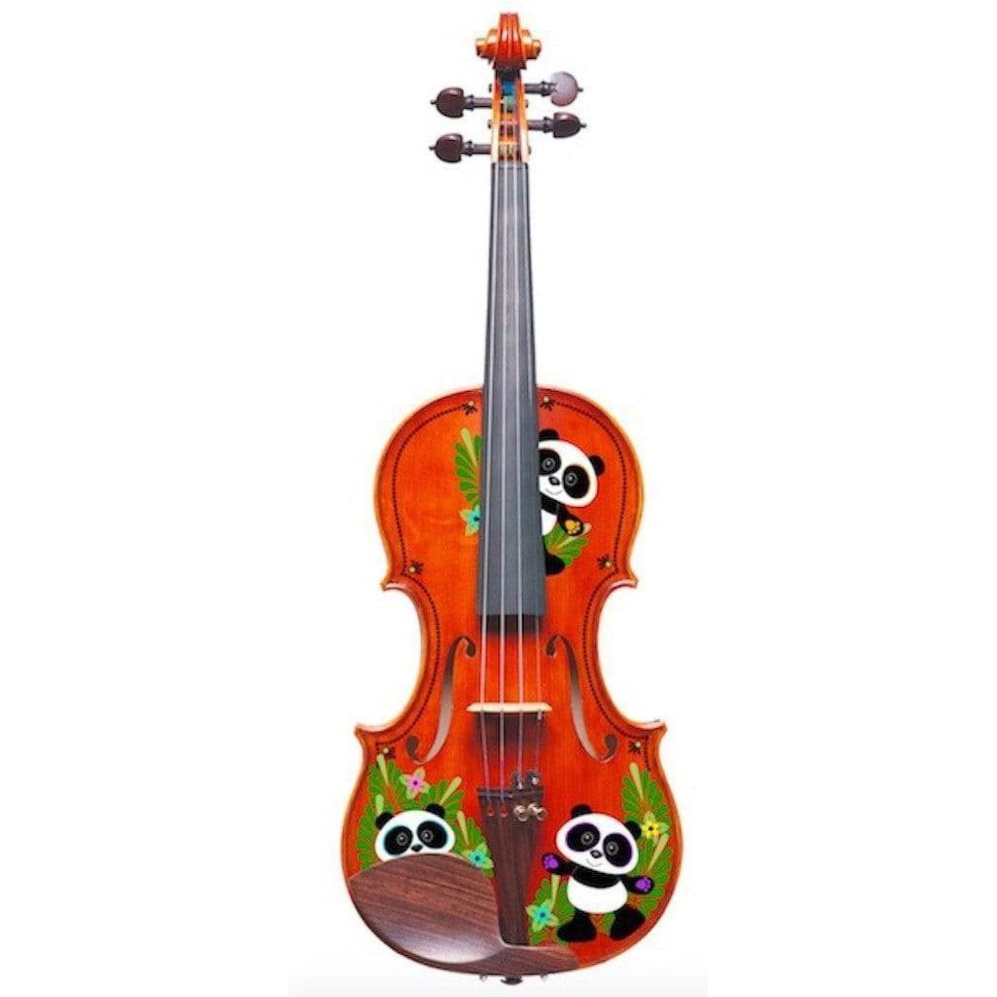 Rozanna's Panda Bear Violin w Stravinsky Quote Brazilwood Bow Case ...