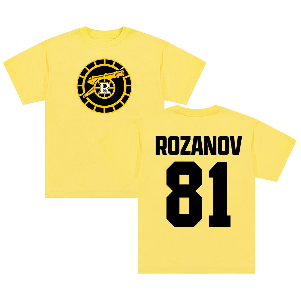 Rozanov 81 Logo Heated Rivalry T-shirt Crewneck Short Sleeve Cotton Tee ...