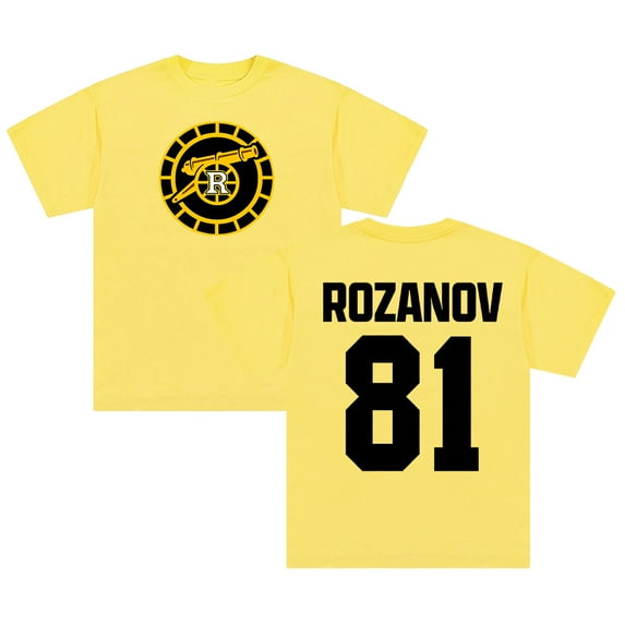 Rozanov 81 Logo Heated Rivalry T-shirt Crewneck Short Sleeve Cotton Tee ...