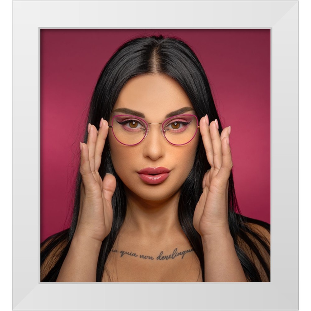 Rozenberg Sherez, Ifat 15x16 White Modern Wood Framed Museum Art Print ...