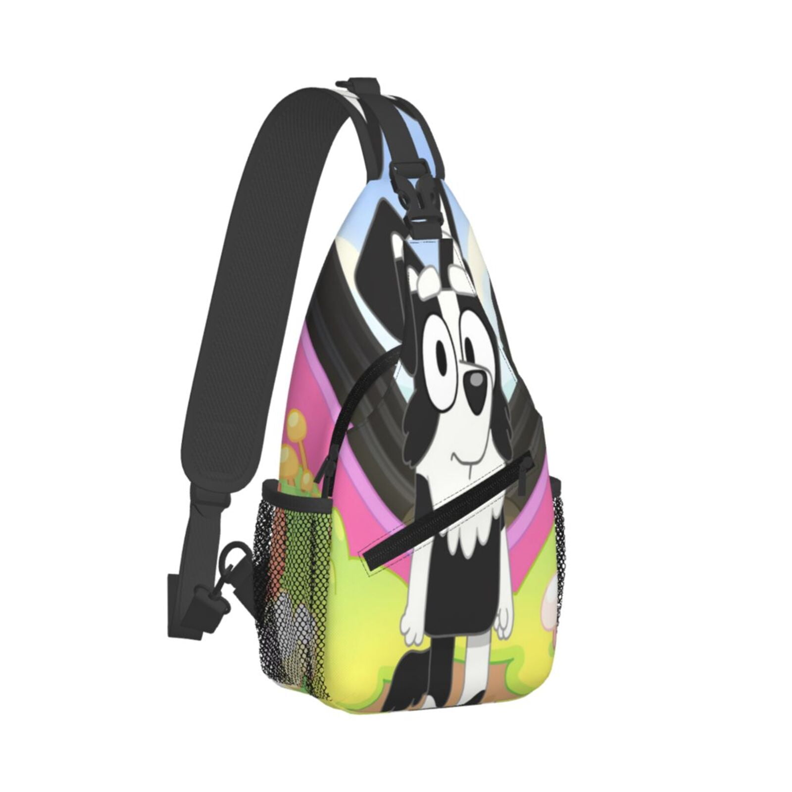 Rozeui Bluey for Men's Casual Crossbody Chest Bag,Travel Chest Bag ...