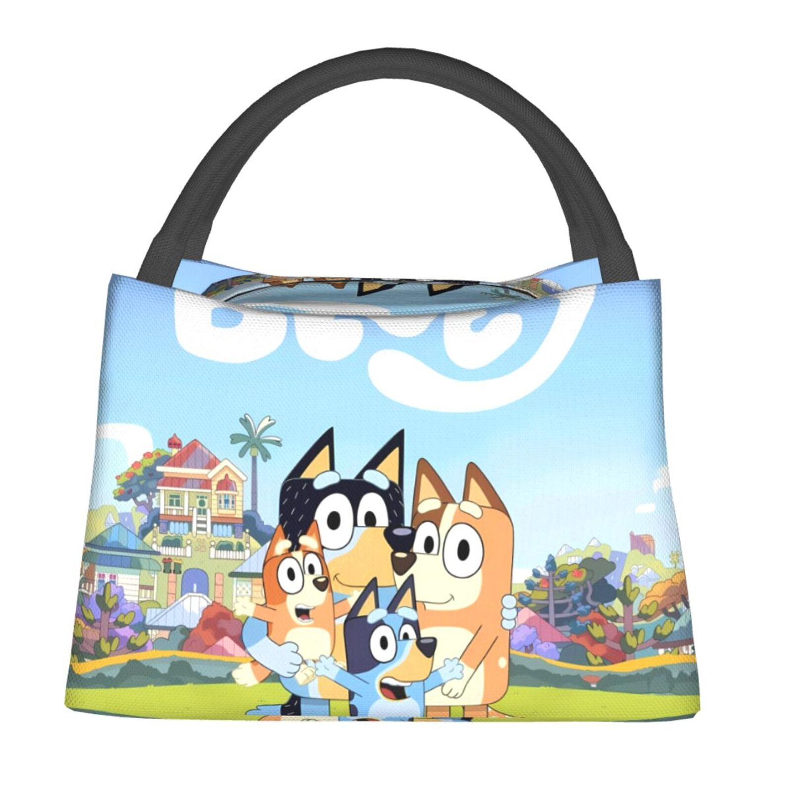 Rozeui Bluey for Reusable Hand-held Crossbody Insulated Lunch Bag ...