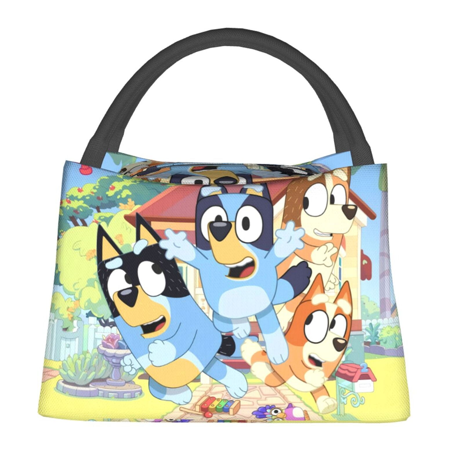 Rozeui Bluey for Reusable Hand-held Crossbody Insulated Lunch Bag ...