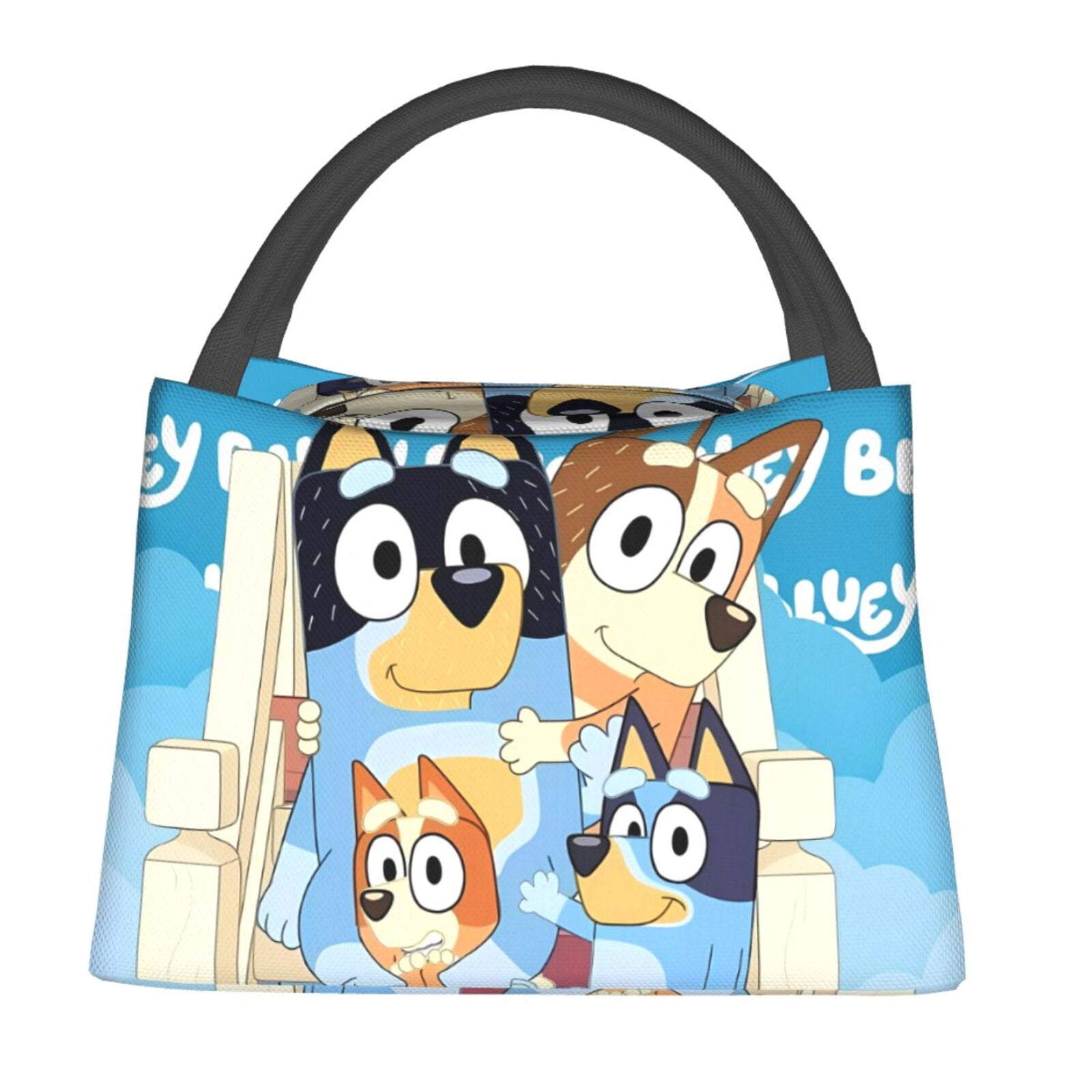 Rozeui Bluey for Reusable Hand-held Crossbody Insulated Lunch Bag ...
