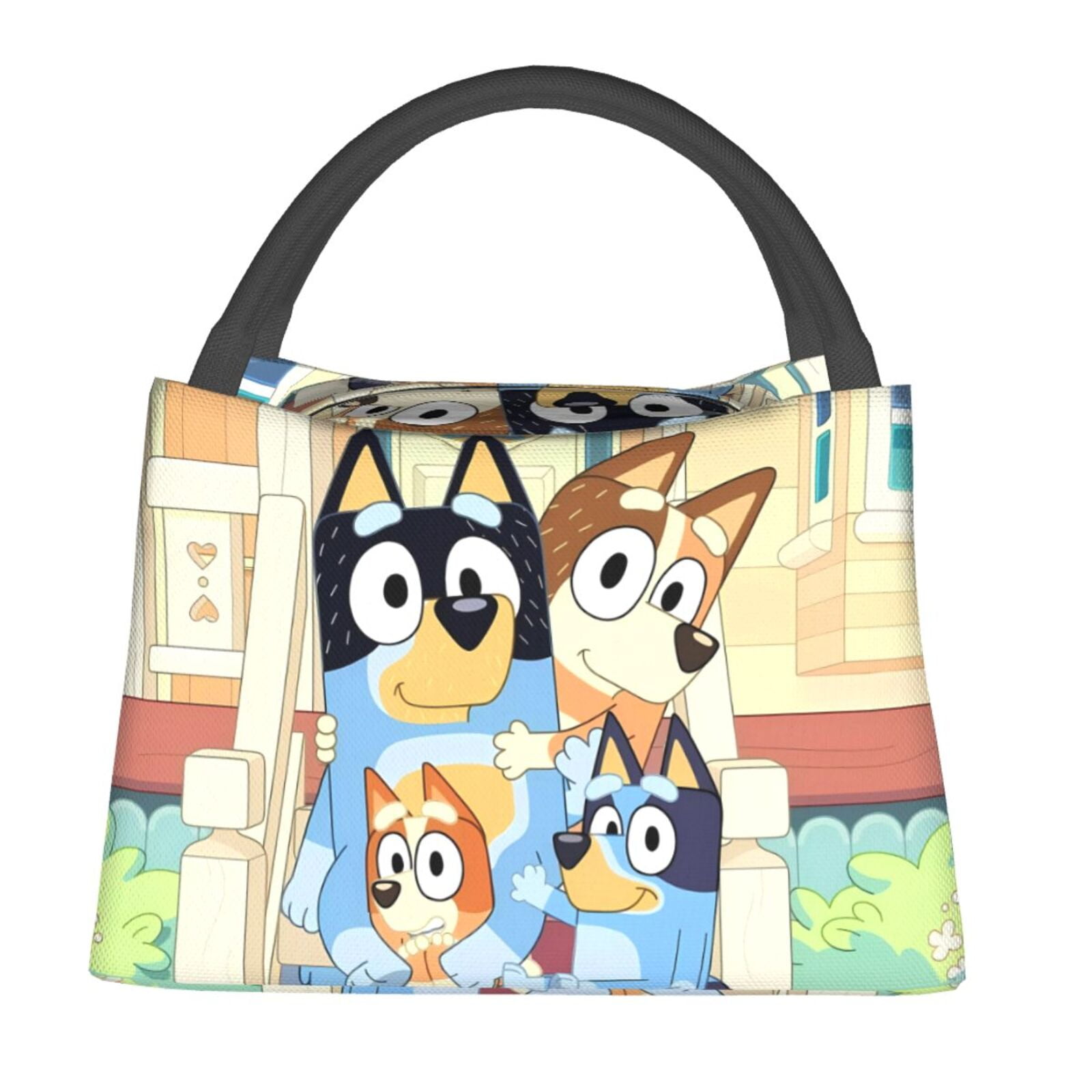 Rozeui Bluey for Reusable Hand-held Crossbody Insulated Lunch Bag ...