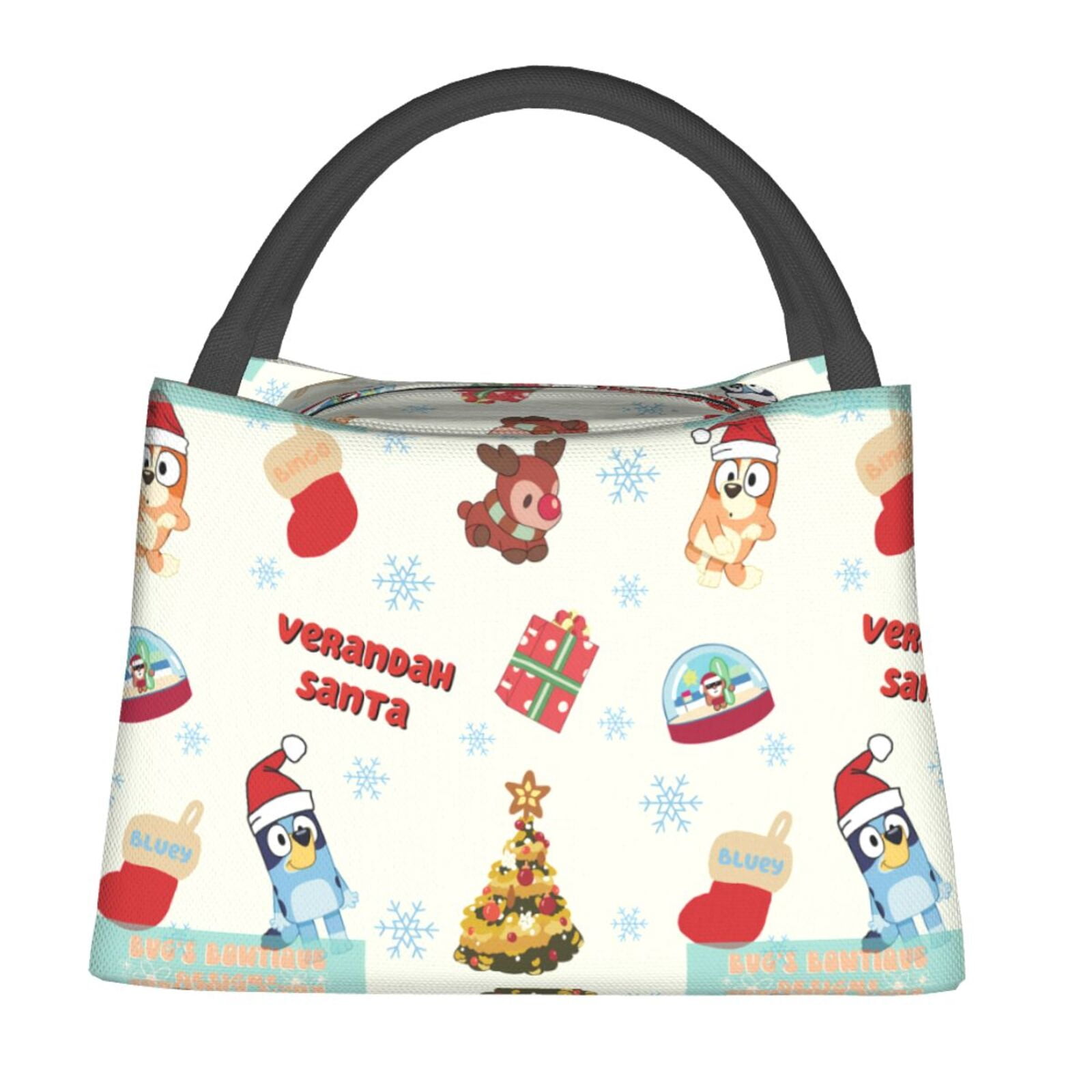 Rozeui Bluey for Reusable Hand-held Crossbody Insulated Lunch Bag ...