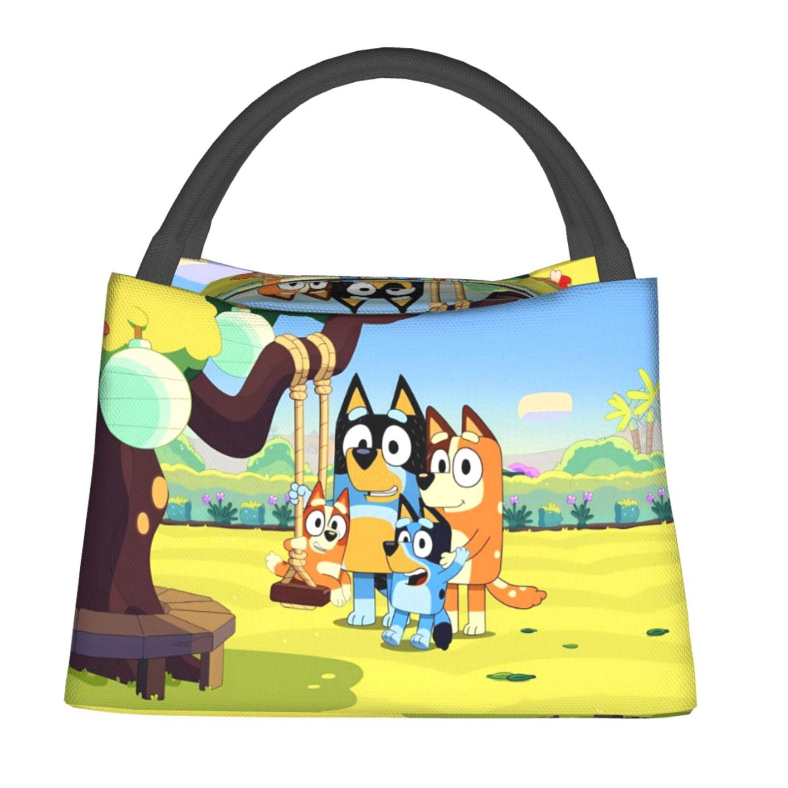 Rozeui Bluey for Reusable Hand-held Crossbody Insulated Lunch Bag ...