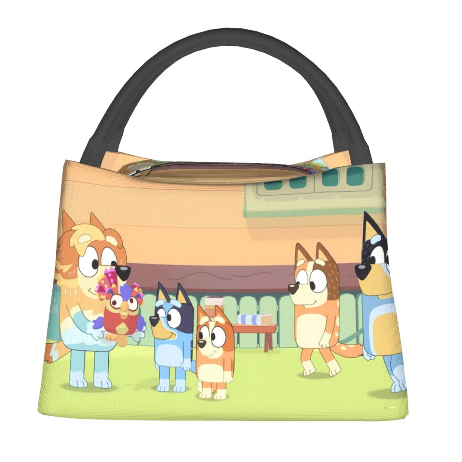 Rozeui Bluey for Reusable Hand-held Crossbody Insulated Lunch Bag ...