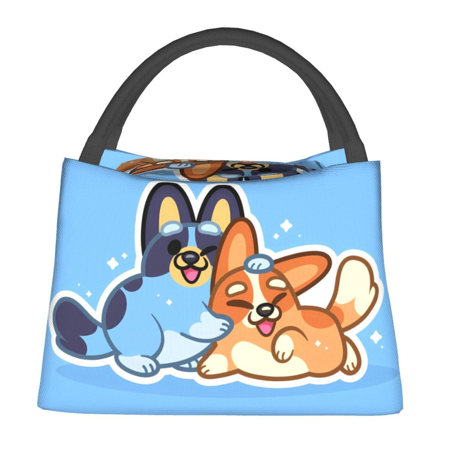 Rozeui Bluey for Reusable Hand-held Crossbody Insulated Lunch Bag ...