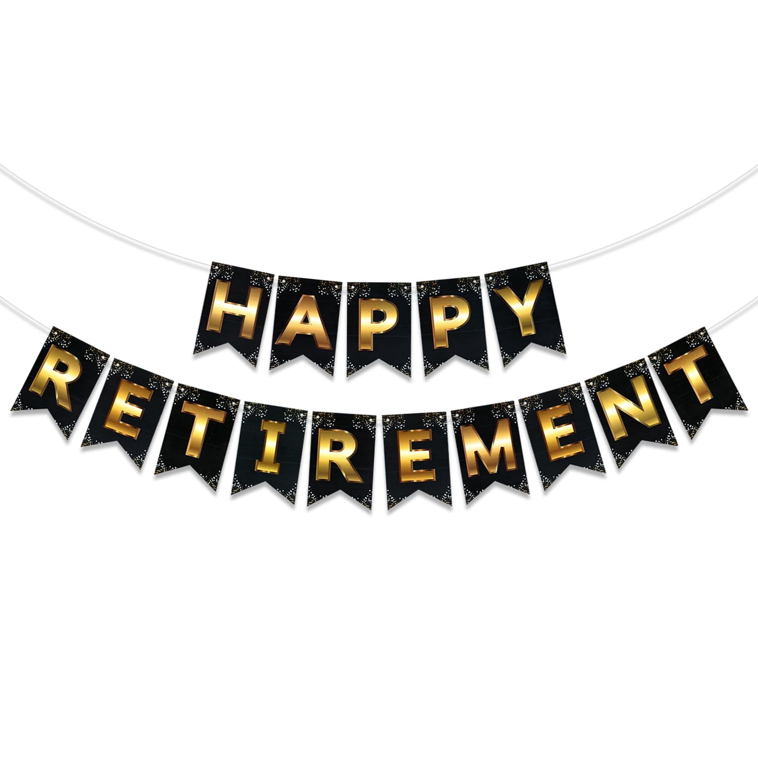 Rozi Decoration Happy Retirement Banner for Retirement Party Adults Men ...