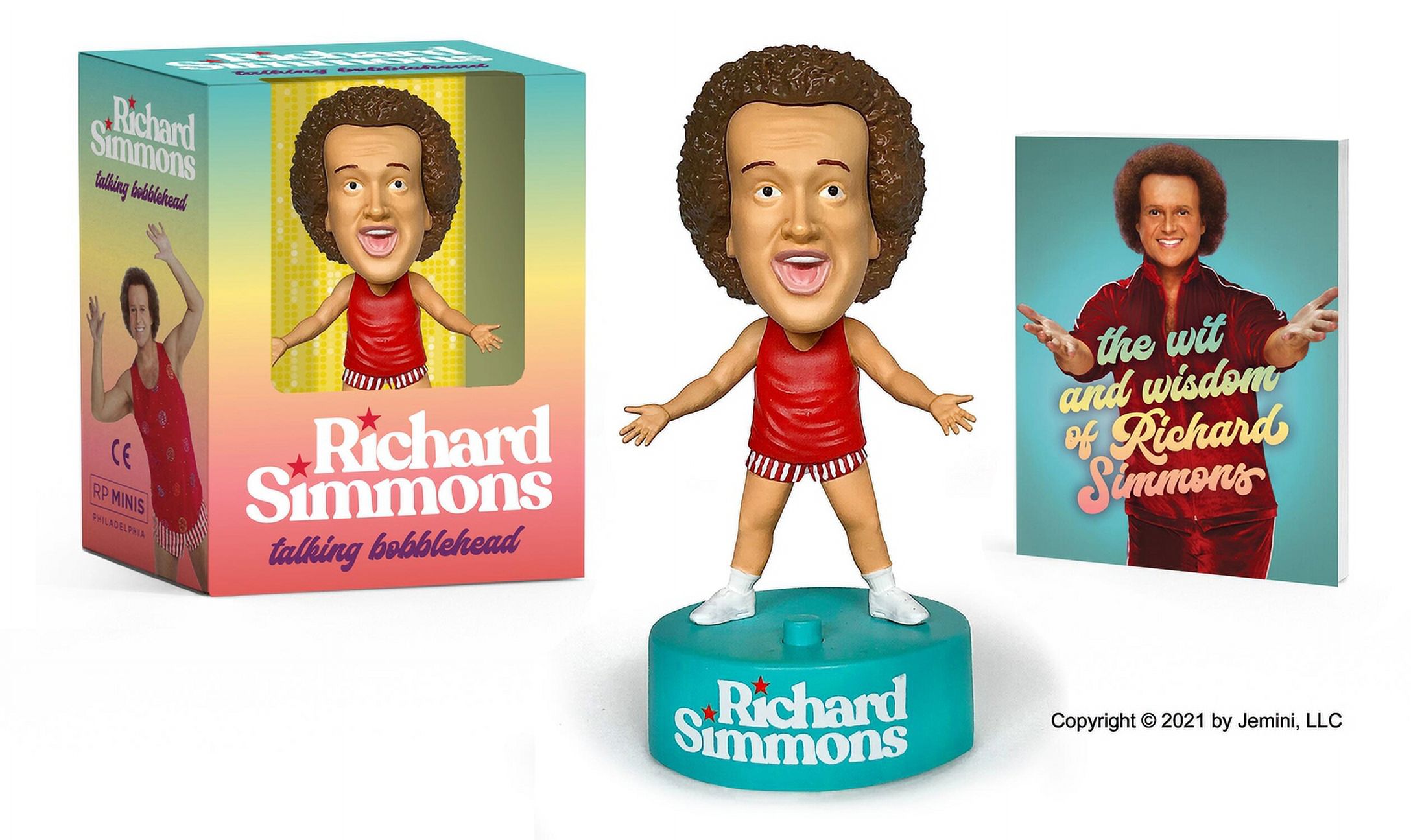 Rp Minis: Richard Simmons Talking Bobblehead : With Sound! (Paperback ...