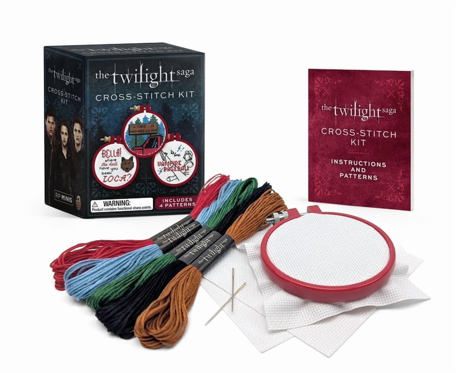 Rp Minis The Twilight Saga Cross-Stitch Kit: Includes 4 Patterns ...