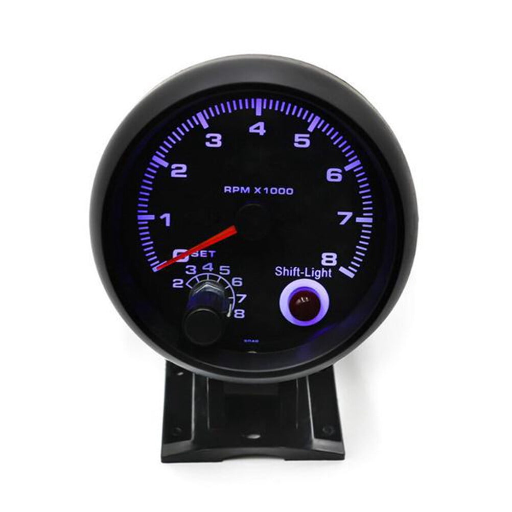Rpm Gauge Tachometer for Car - RPM Range Tachometer Electronic Ignition ...