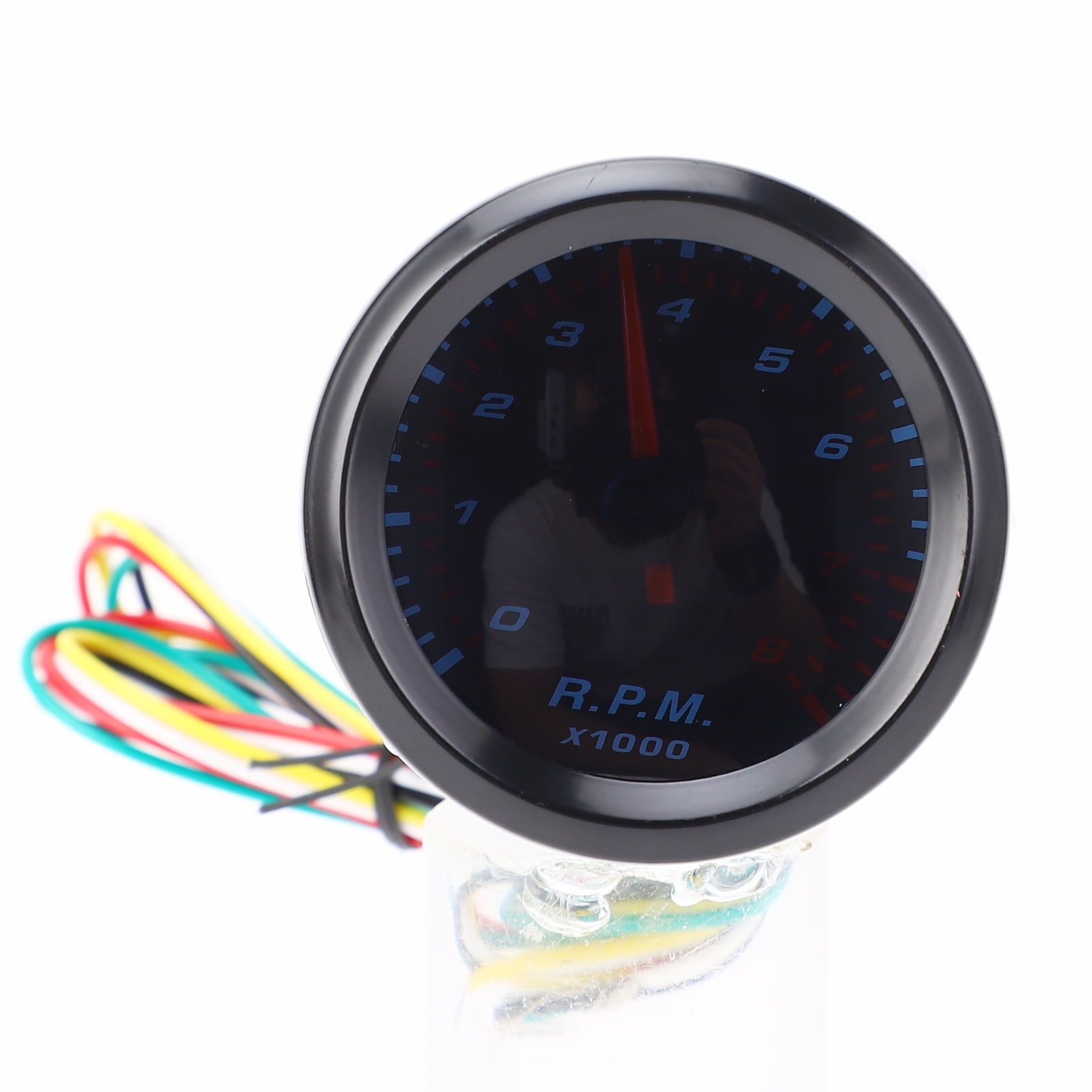 Rpm Tachometer For Car 8000 RPM Gauge Tachometer 55mm Diameter For 1 To ...