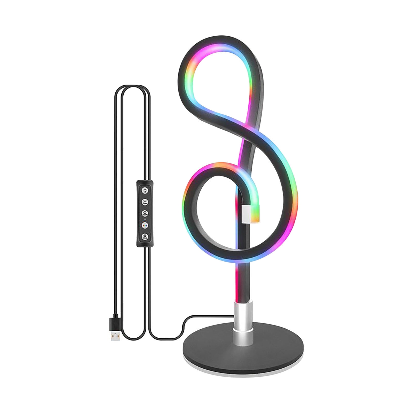 Rpxtwp Led Note Modeling Light Color Desktop Dazzling Table Lamp Rgb ...
