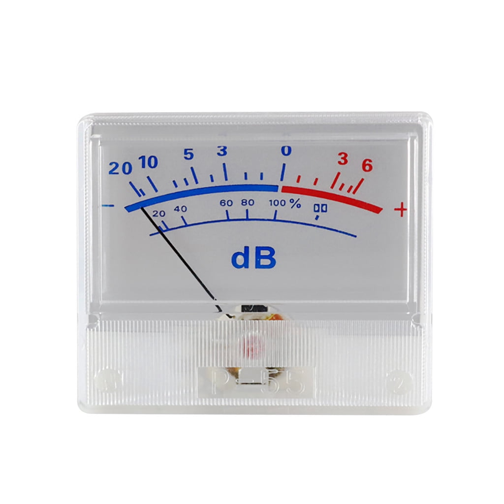 Rpxtwp White Meter Power Amplifier High Precision VU Level Meter Power ...