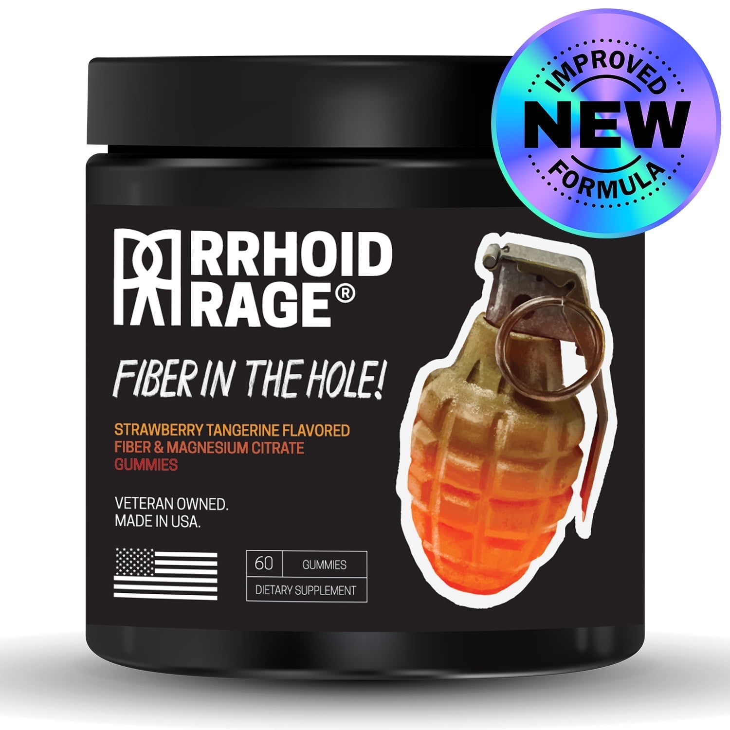 Rrhoid Rage - Fiber & Magnesium Gummies for Digestive Health - Relieves ...