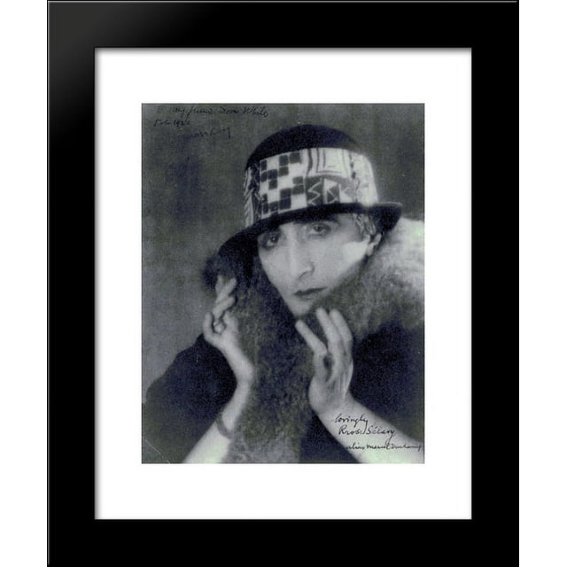 Rrose Selavy alias Marcel Duchamp 20x24 Framed Art Print by Ray, Man ...