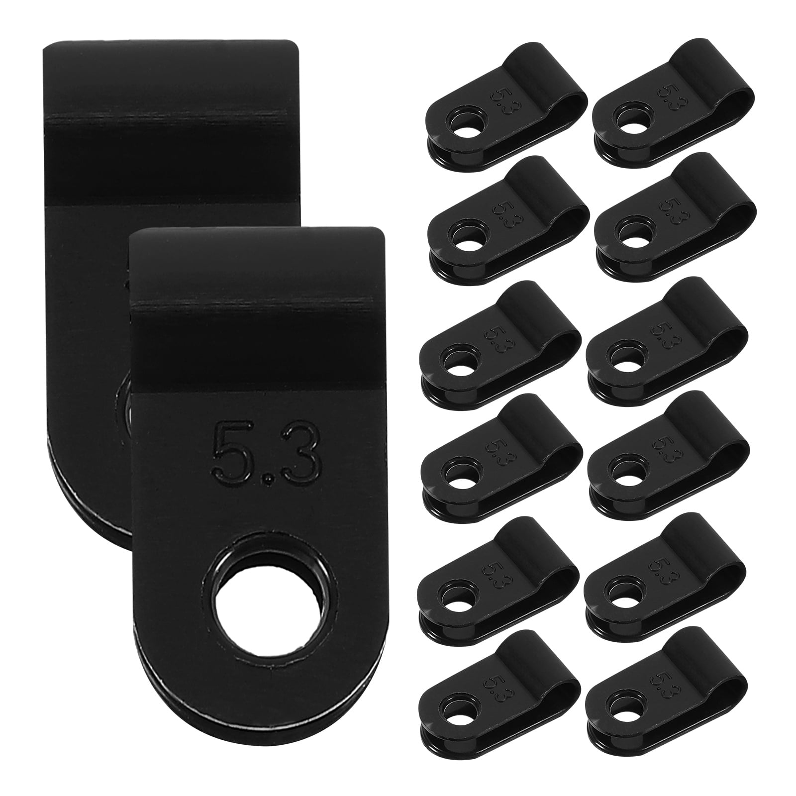 UEETEK Cord Clamps Fasteners Black 1000Pcs 0.8In - Walmart.com