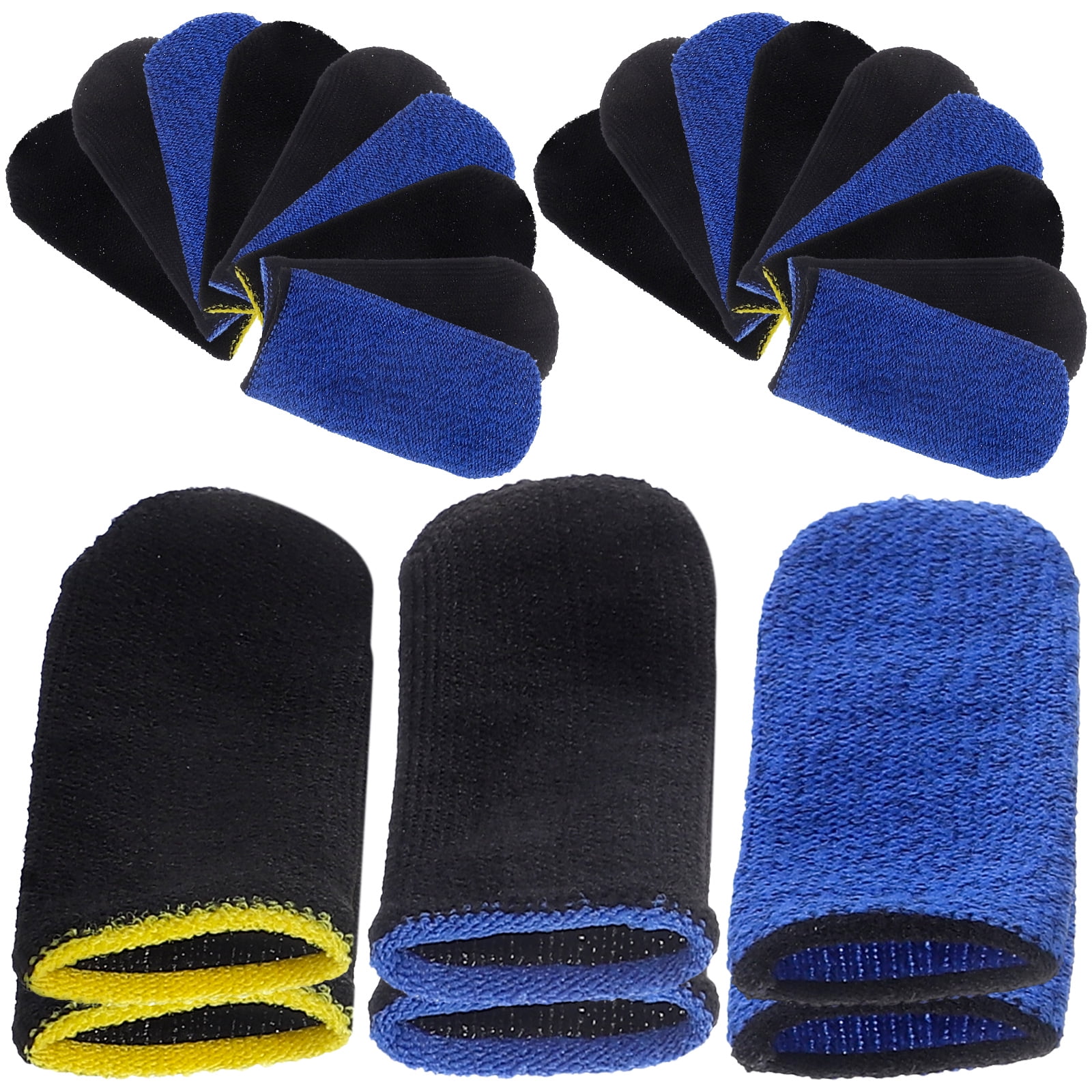 Fiber Gaming Finger Sleeves for Protection Anti Sweat Touch Screen ...