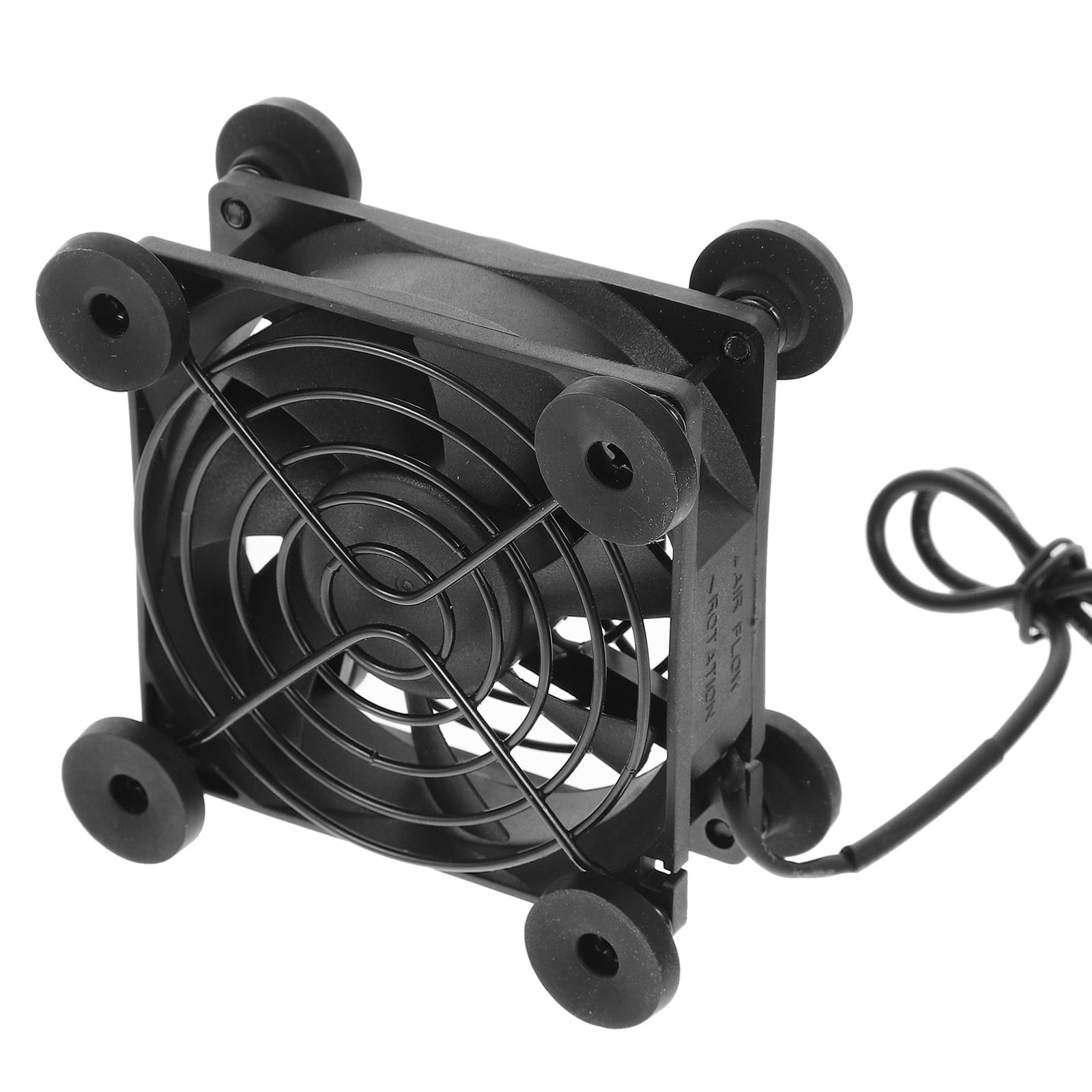 Rrouserry 5V 8cm USB Chassis Cooling Fan Mute Radiator Cooler Router ...