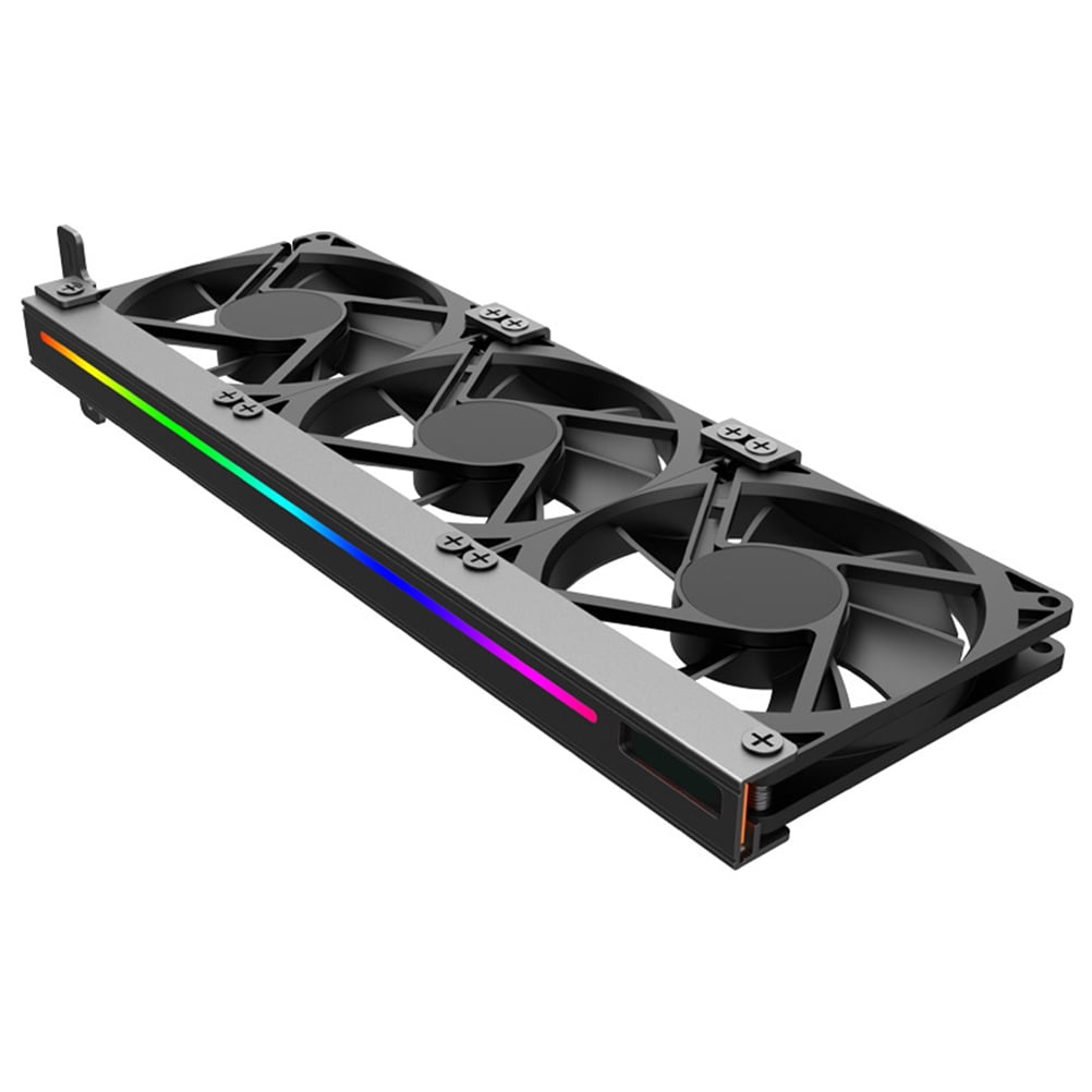 Rrouserry Graphic Card Cooler ARGB 3-pin Air Cooling Device Computer ...