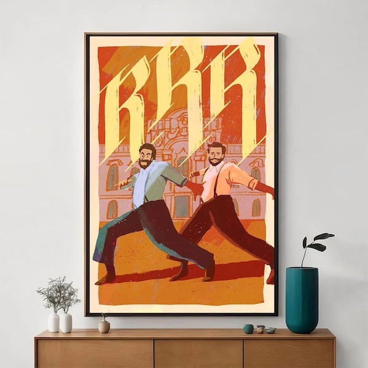 Rrr Movie Poster, Unique Cinema Art, Fine Art Print, Perfect Film ...