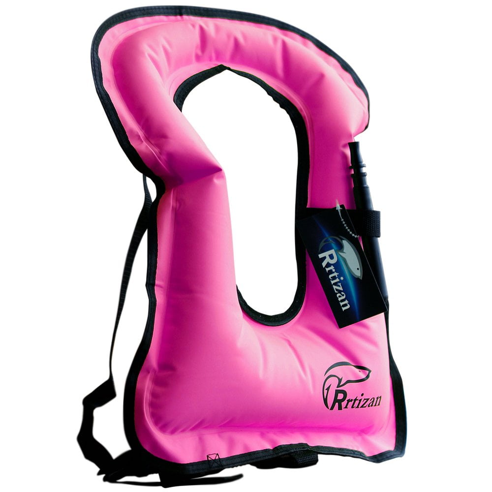 Rrtizan Youth Life Jacket - Portable Inflatable Snorkel Vest for Kids ...