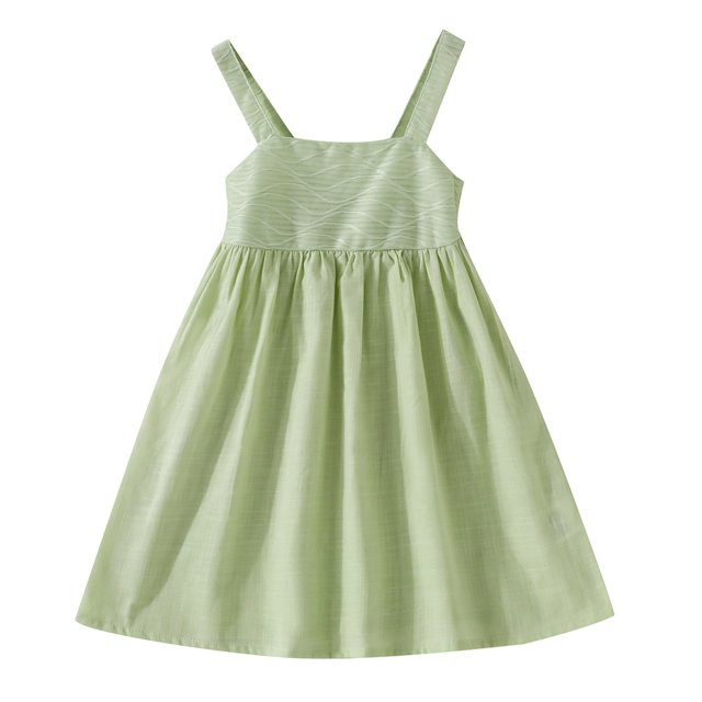 Rrunsv Girls' Dresses Girls Vintage Ruffle Sleeve A-Line Wedding Party ...