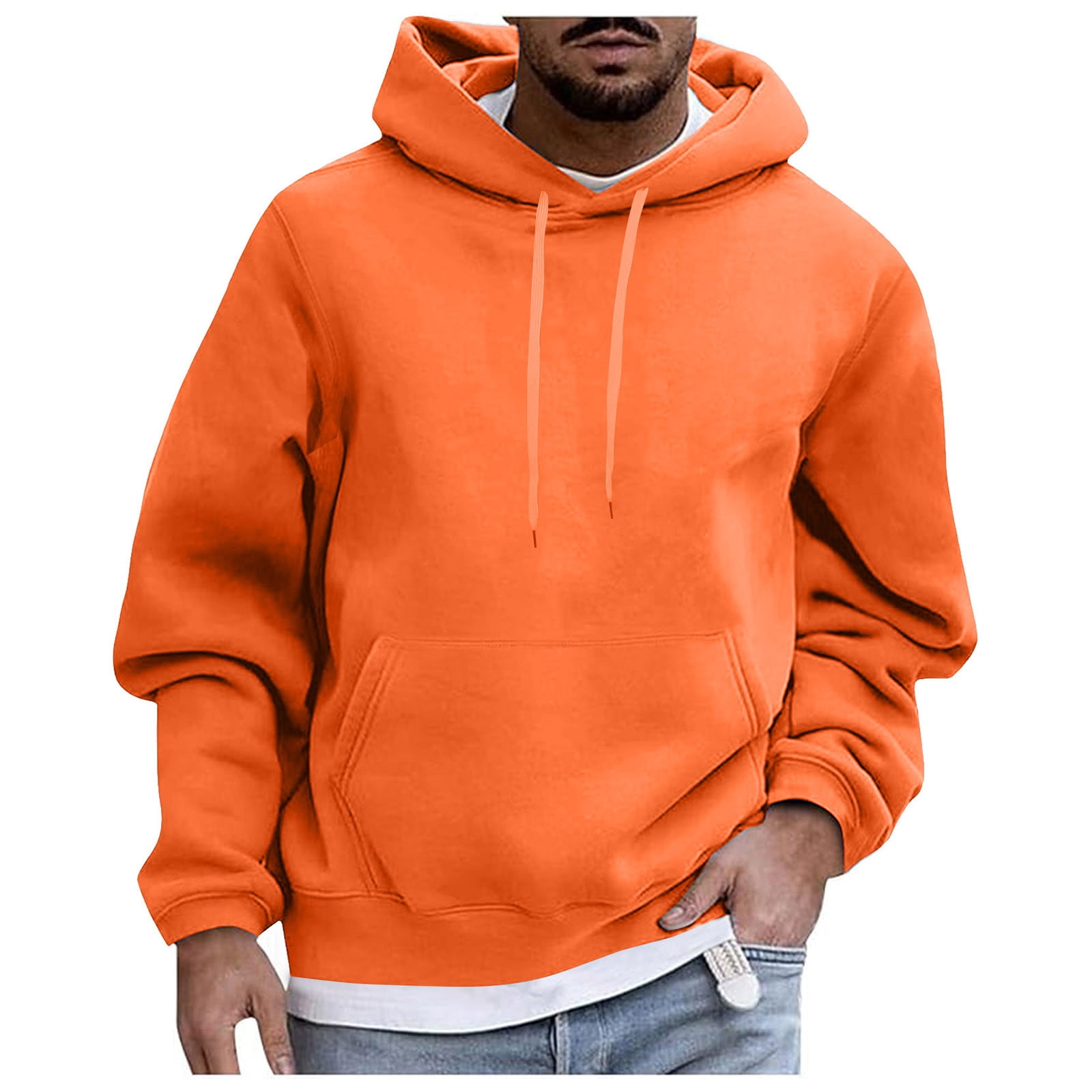 Signature Orange Sweatshirt For A Hoops Fan