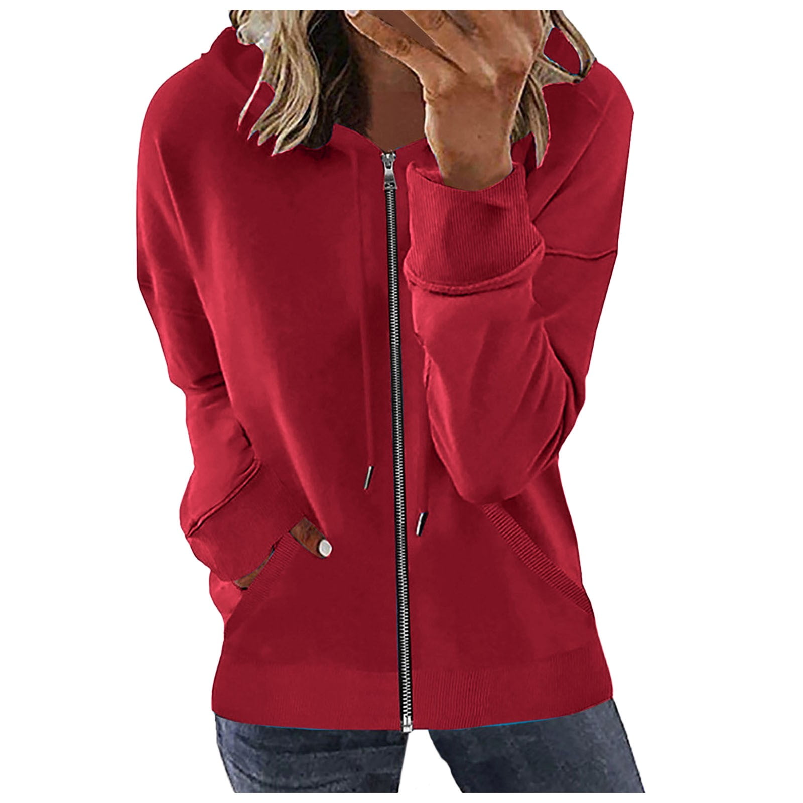 Rrunsv Jacket Women Lightweight Waterproof Windbreaker Jacket Hooded ...