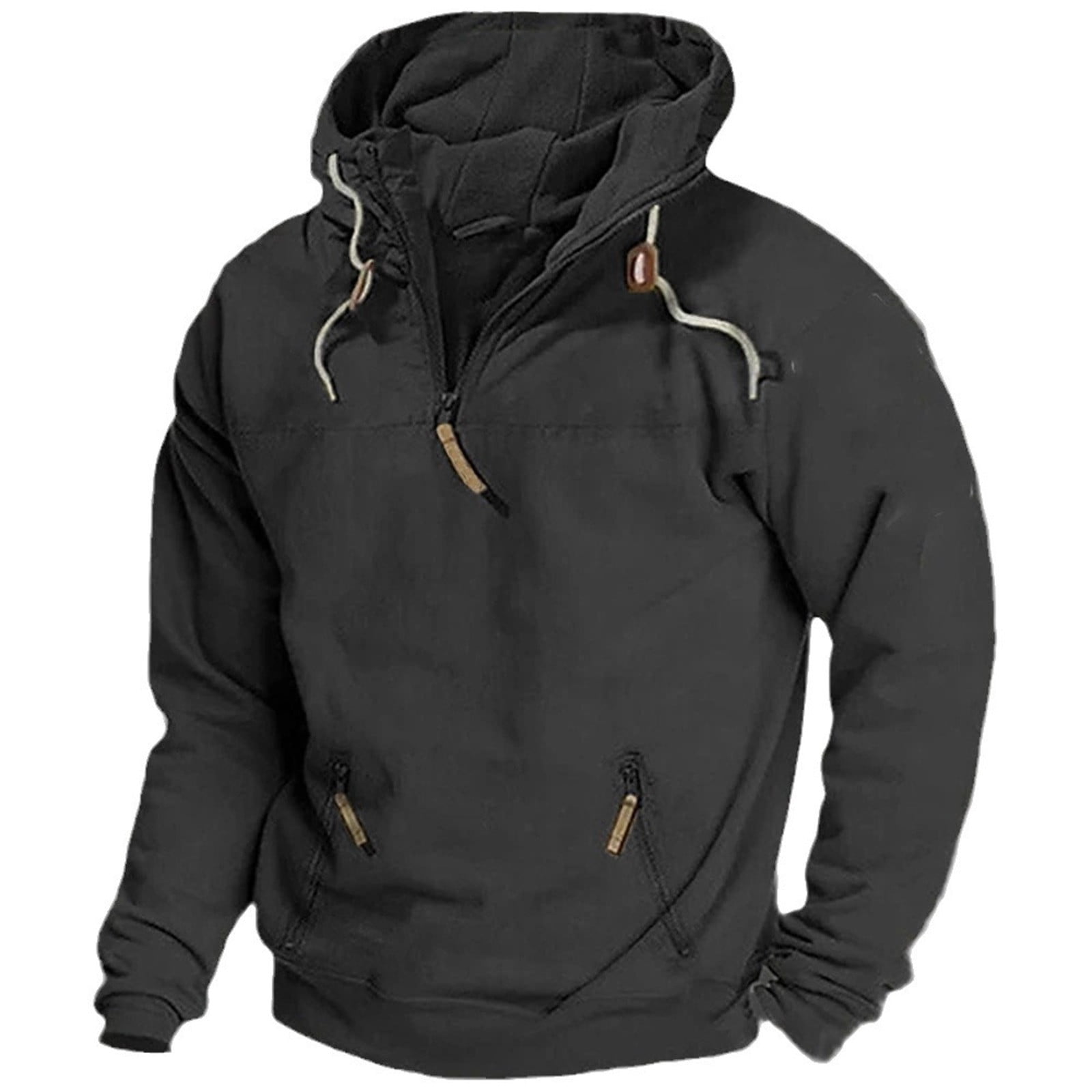 Rrunsv Men's Rain Defender Loose Fit Heavyweight Quarter-Zip Sweatshirt ...