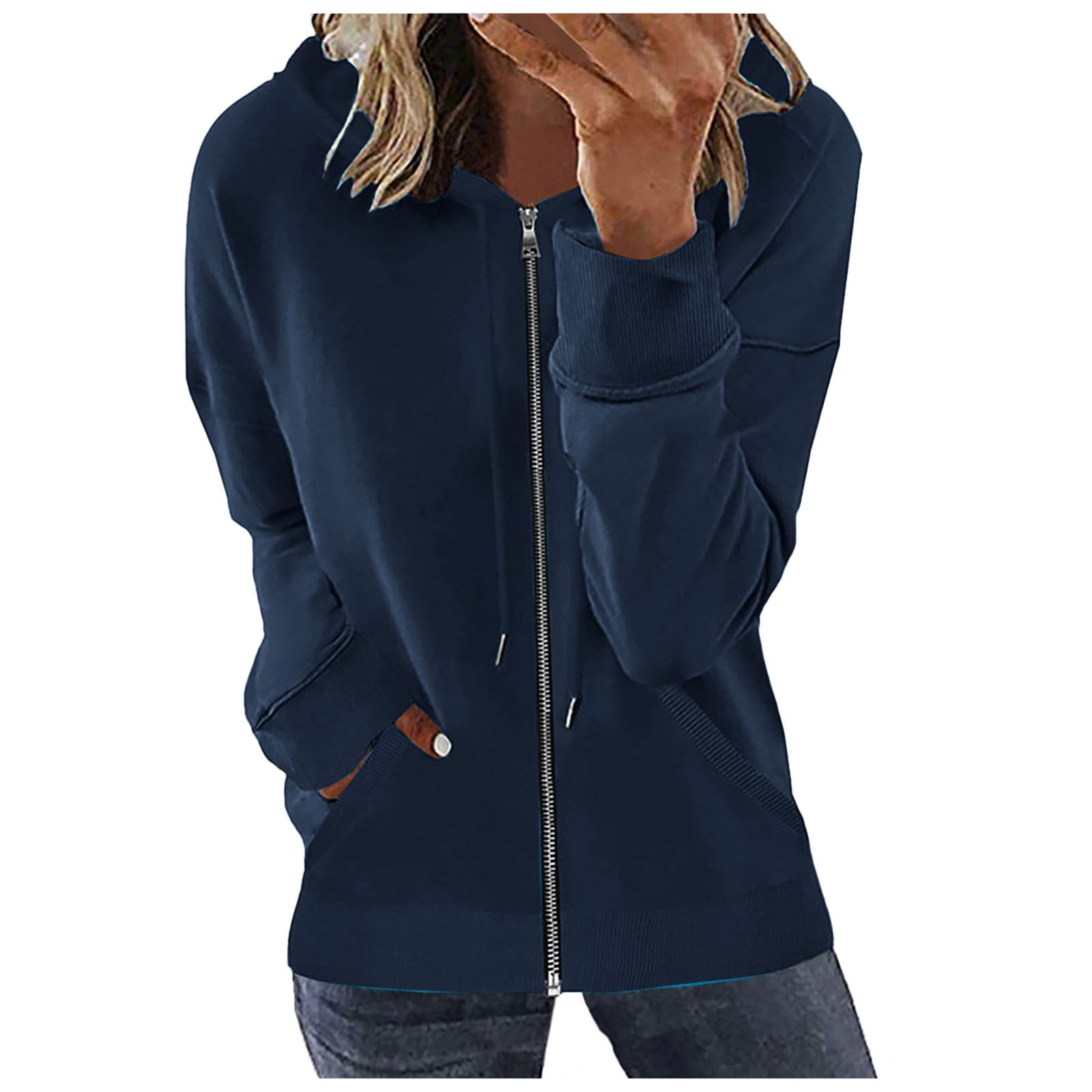 Rrunsv Womens Oversized Jackets Fall Fashion Motorcycle Coats Winter ...