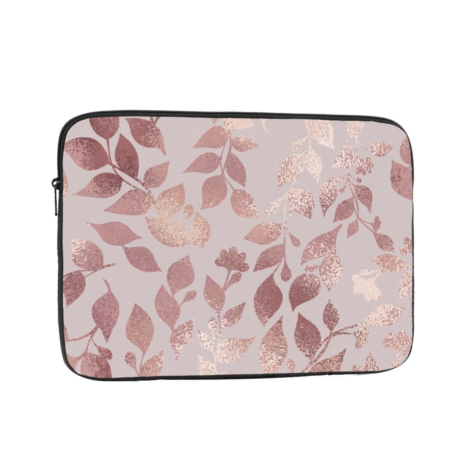 Rse Gold Elegant Leaf 17 inch Portable Laptop Sleeve Compatible with ...