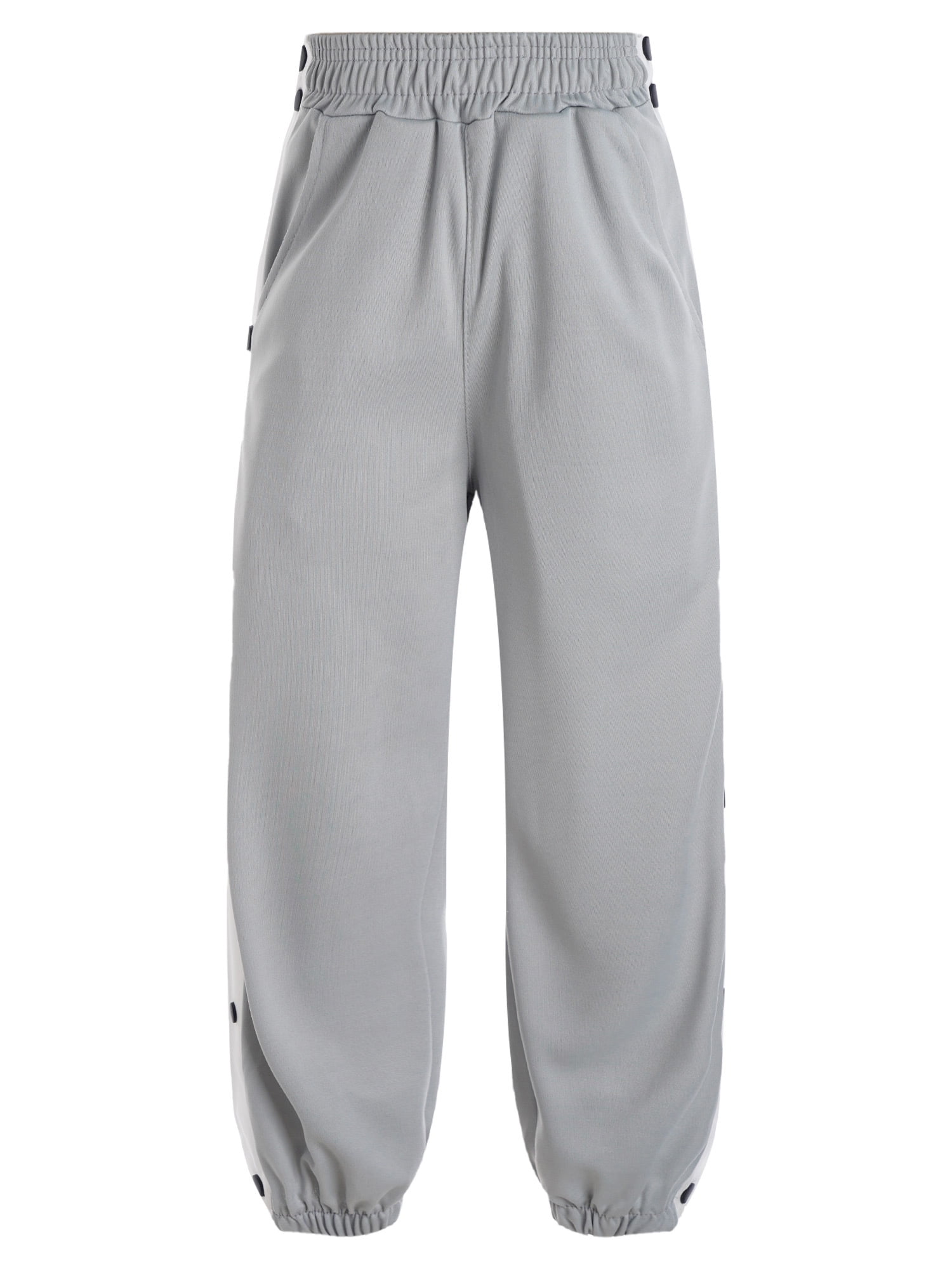 Rswnyirn Kids Boys Loose Fit Tear Away Basketball Pants High Side Split ...