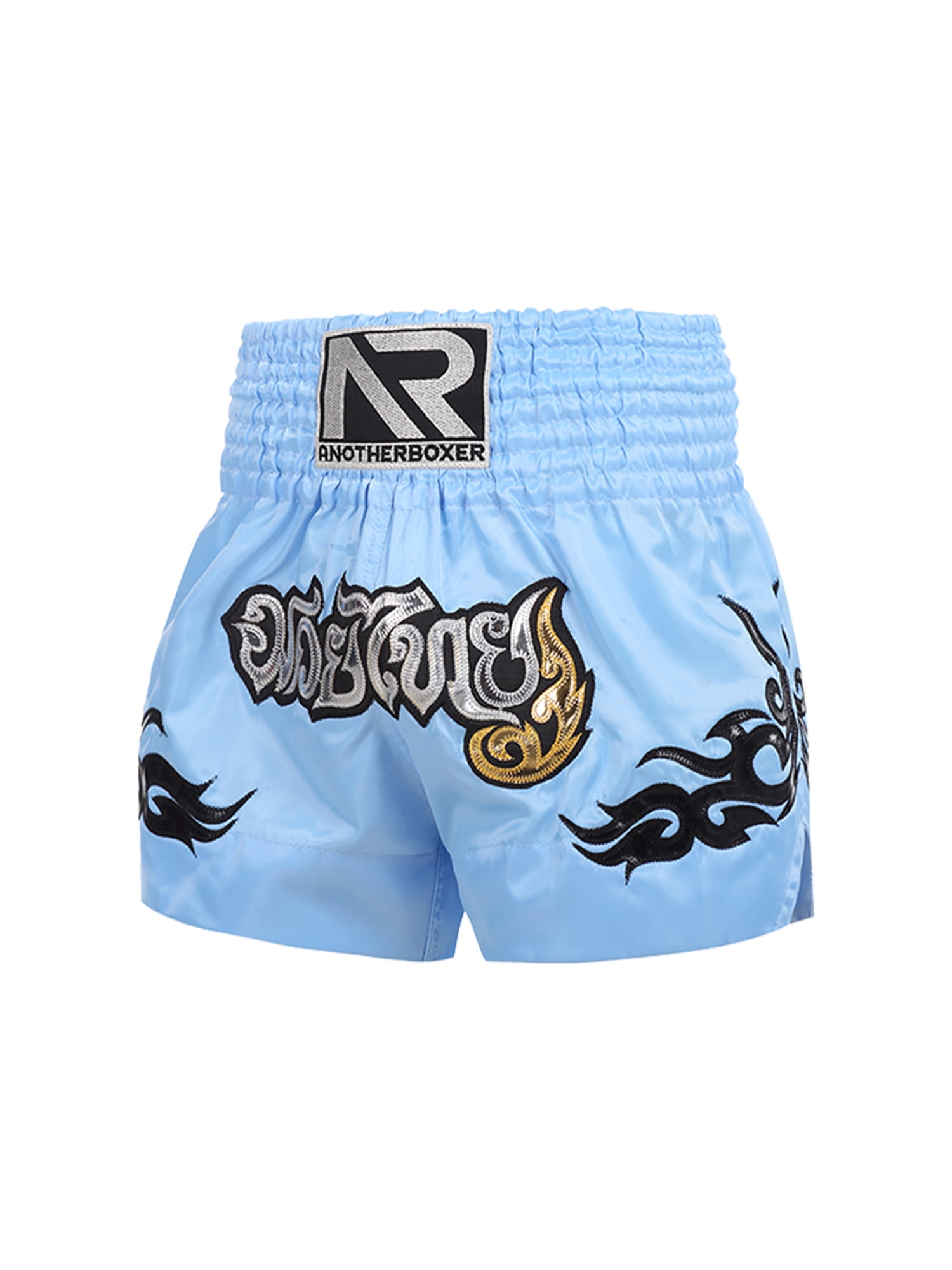 Rswnyirn Kids Boys Muay Thai Shorts MMA Kickboxing Shorts Boxing Trunks ...