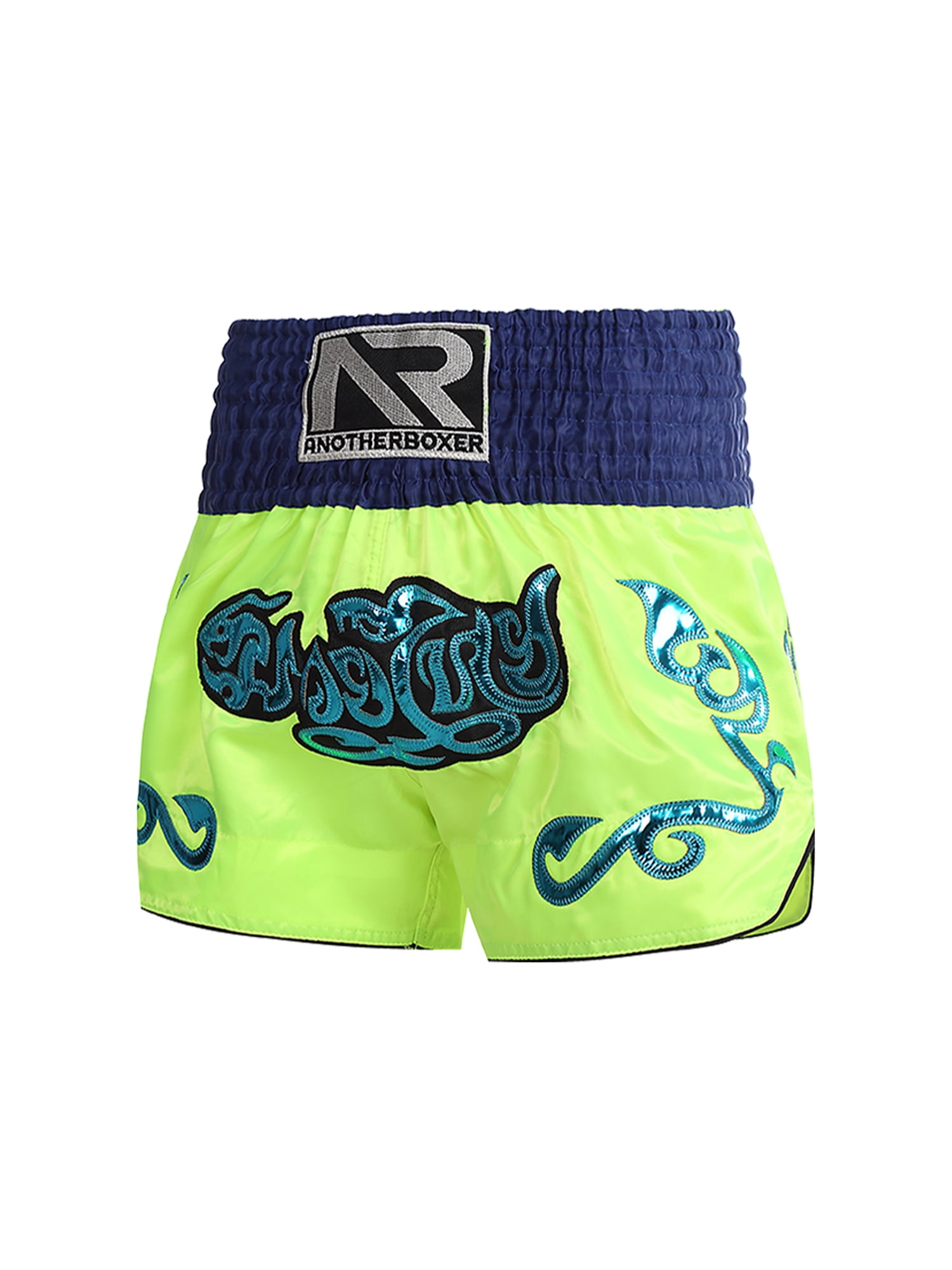 Rswnyirn Kids Boys Muay Thai Shorts MMA Kickboxing Shorts Boxing Trunks ...