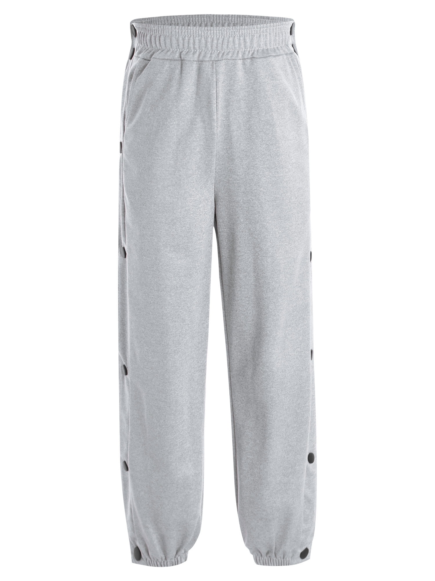 Rswnyirn Kids Boys Tear Away Basketball Pants Side Split Button Joggers ...