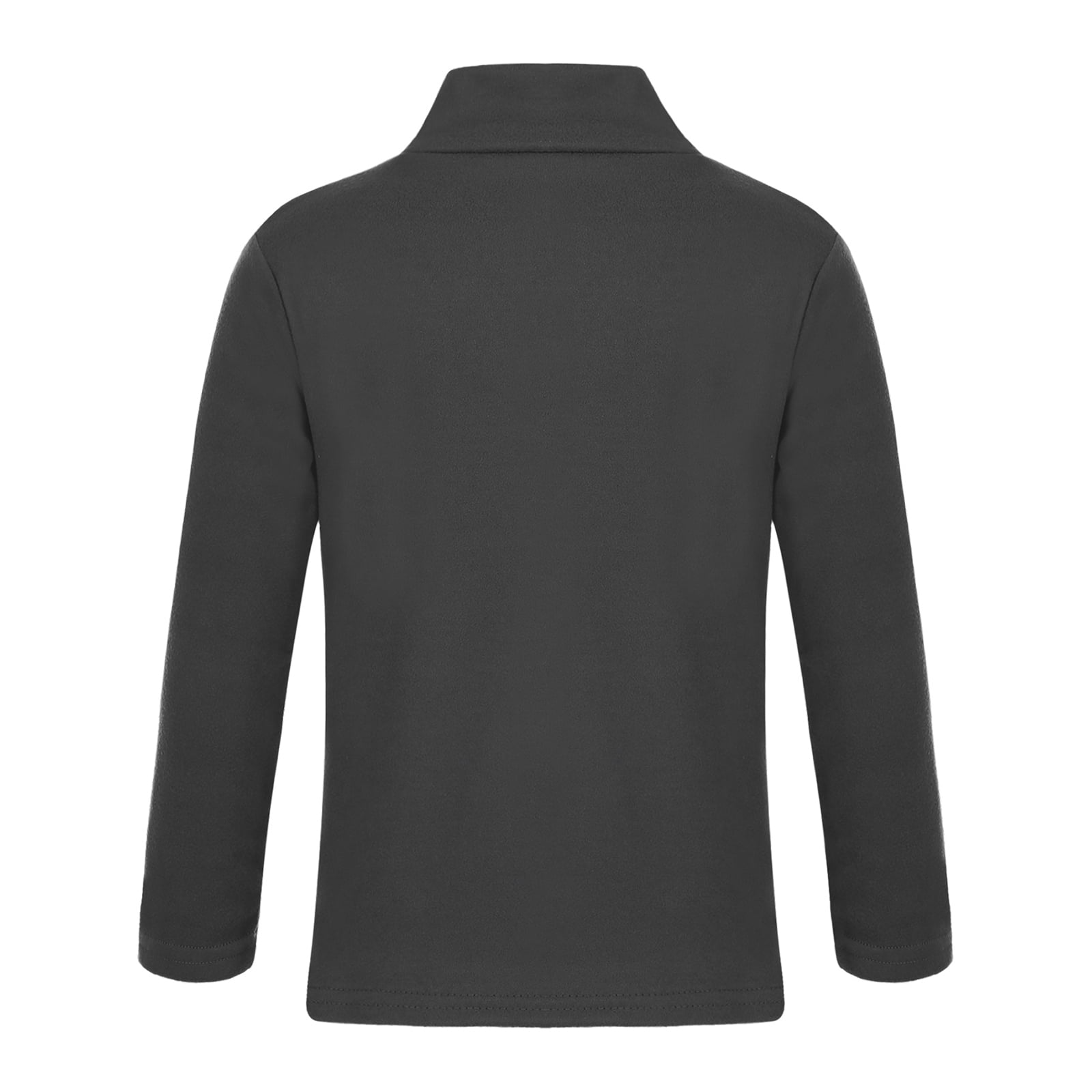 Rswnyirn Kids Mock Neck Base Layer Tops Winter Warm Thermal Tops Black ...