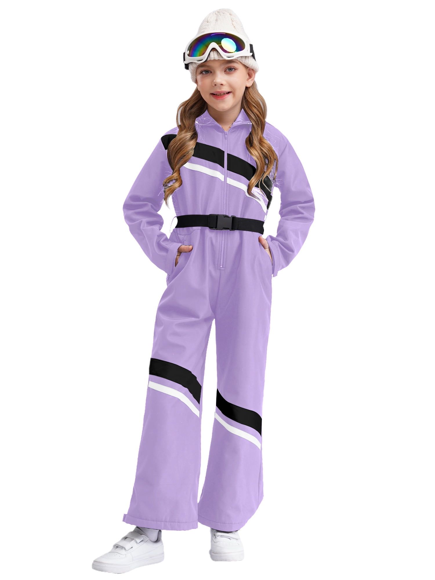 Rswnyirn Kids Snowsuits Girls Ski Suits Jackets Jumpsuits Waterproof ...
