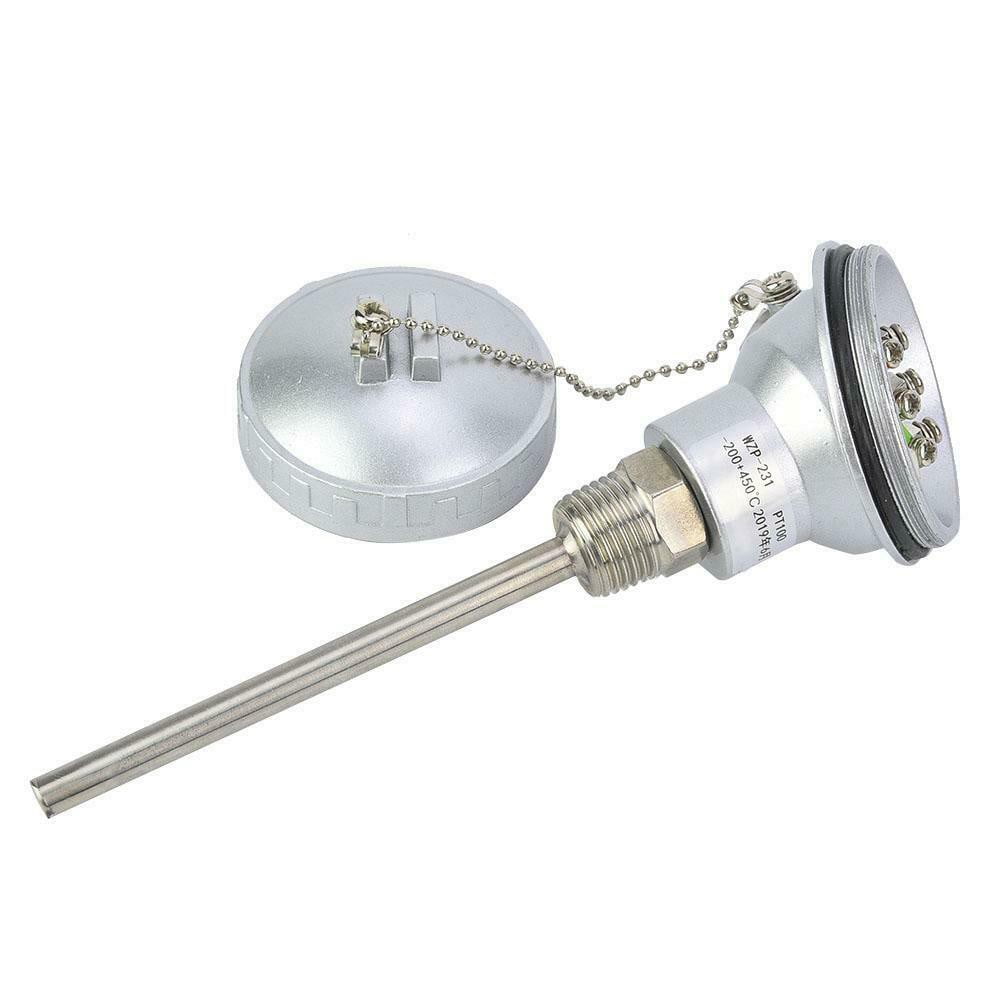 Rtd Pt100 Temperature Sensor Probe 1/2\" Npt Thread Thermocouple ...